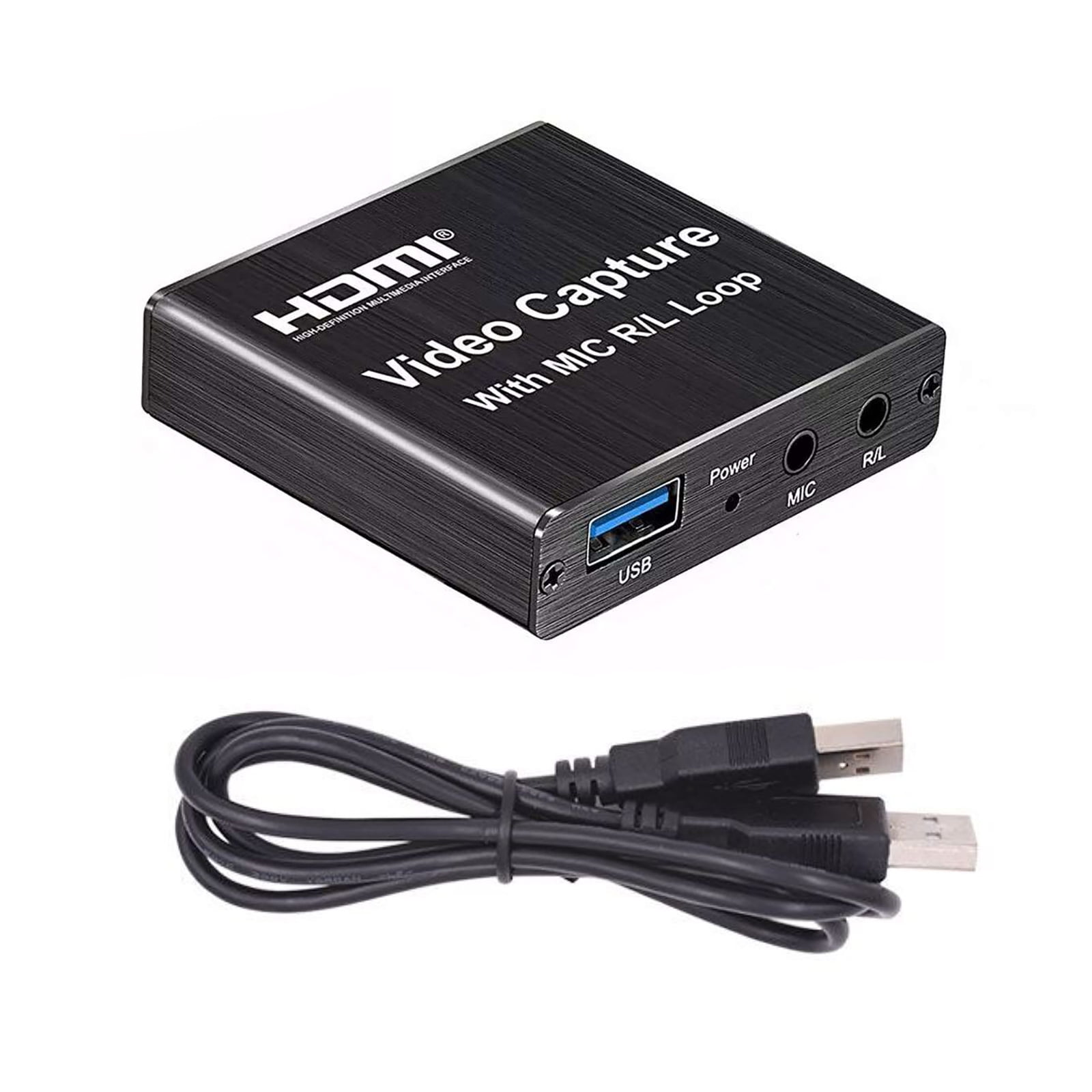 Aluminum Alloy HDMI Capture Card for OBS 4K Support, High-Speed ...