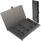 Aluminum Alloy Hard Shell 9 in 1 Memory Card Holder Case - 9 Slots for ...