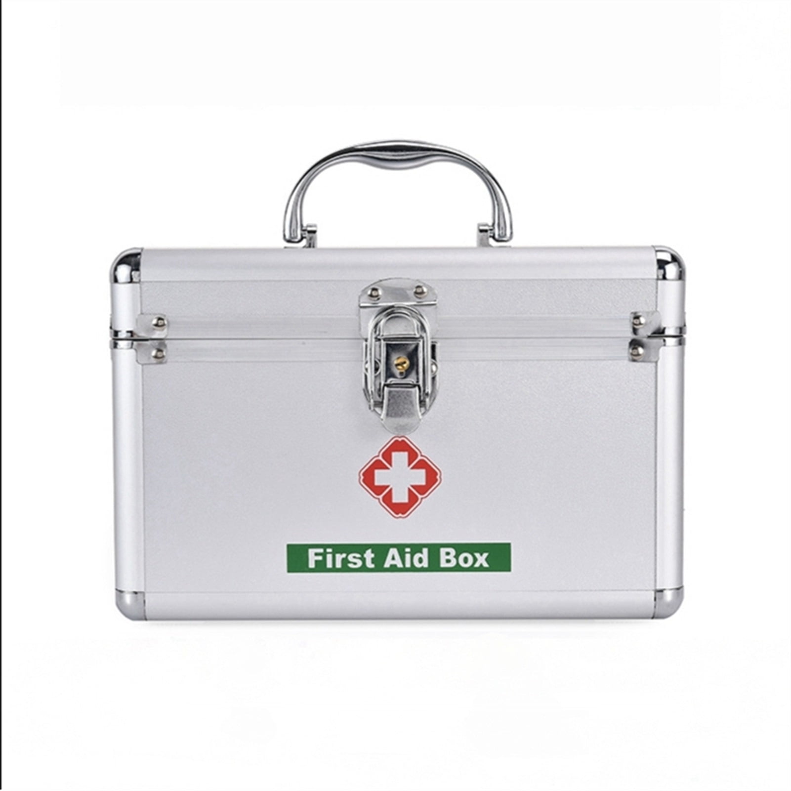 Aluminum Alloy Household First Aid Kit 3-layer Emergency Kit Lockable ...