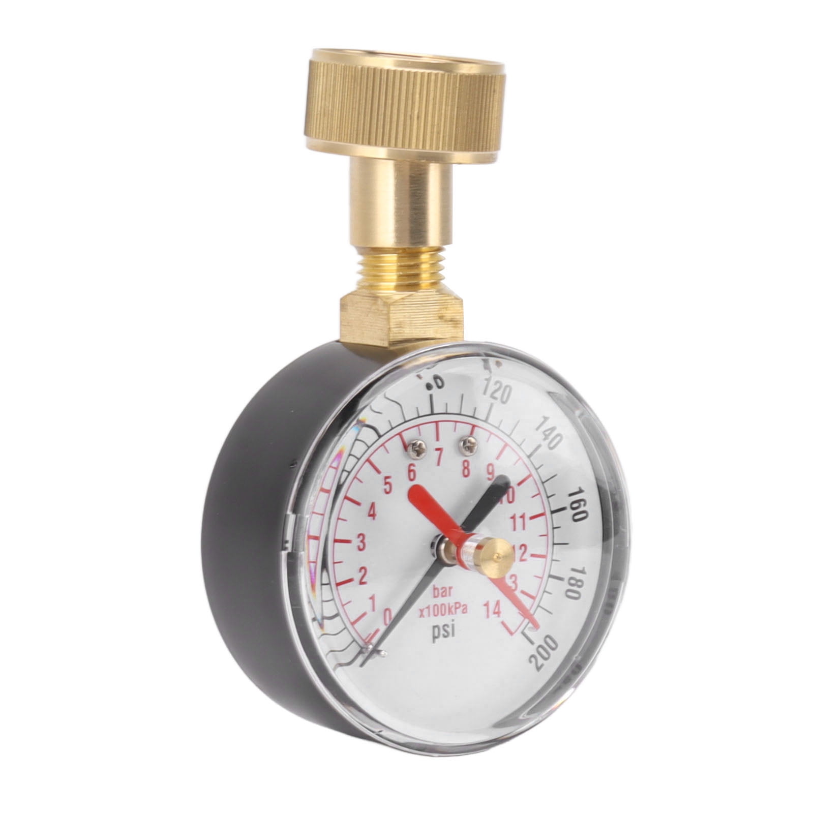 Aluminum Alloy Iron Water Pressure Gauge with 3/4 Female Hose Thread,0 ...
