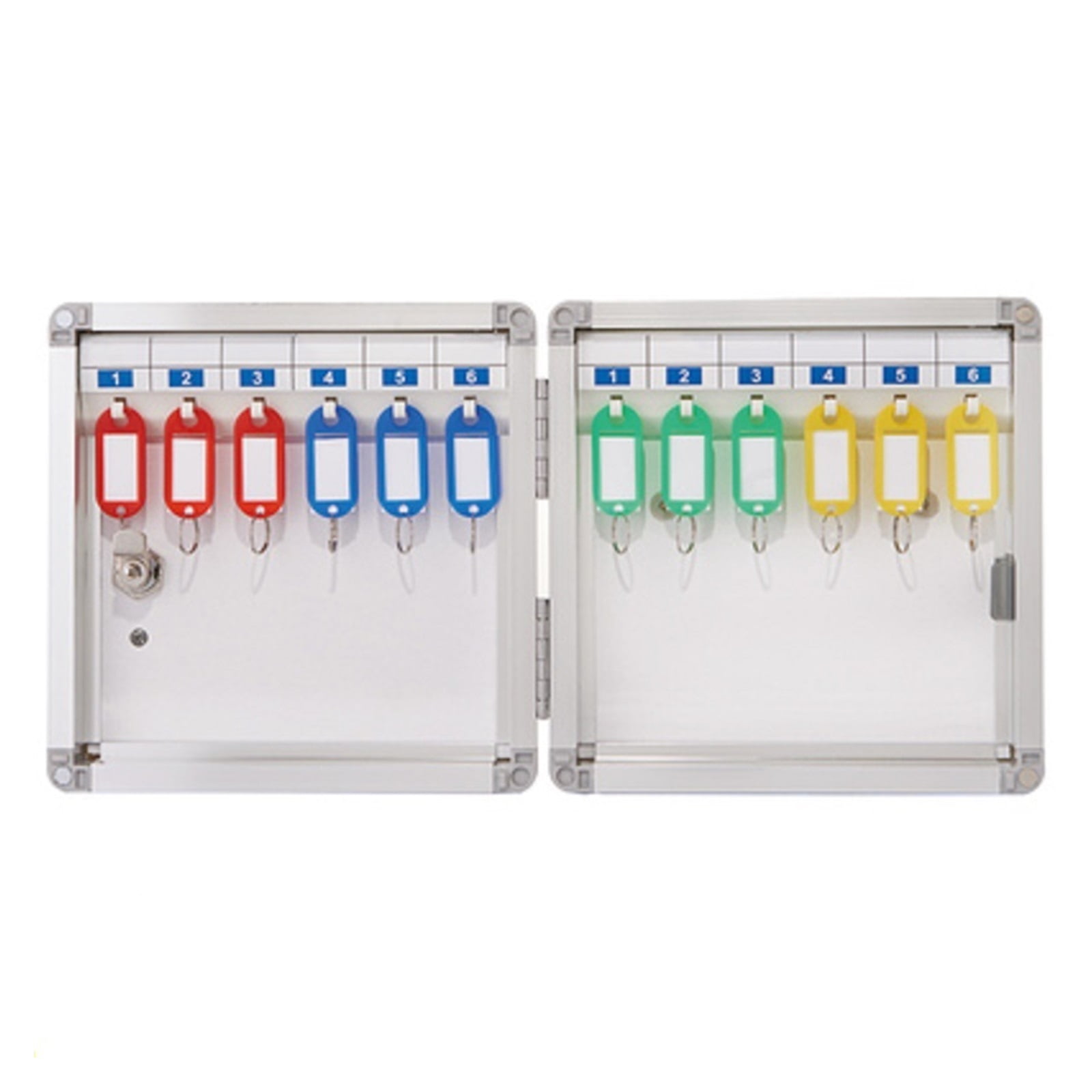 Aluminum Alloy Key Cabinet Wall Mounted Security Management Keybox ...