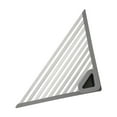 Aluminum Alloy Kitchen Sink Drainer Rack Triangular Dish Storage ...