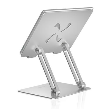 J JACKCUBE DESIGN Rustic Wood Dual Monitor Stand with Adjustable Angle ...