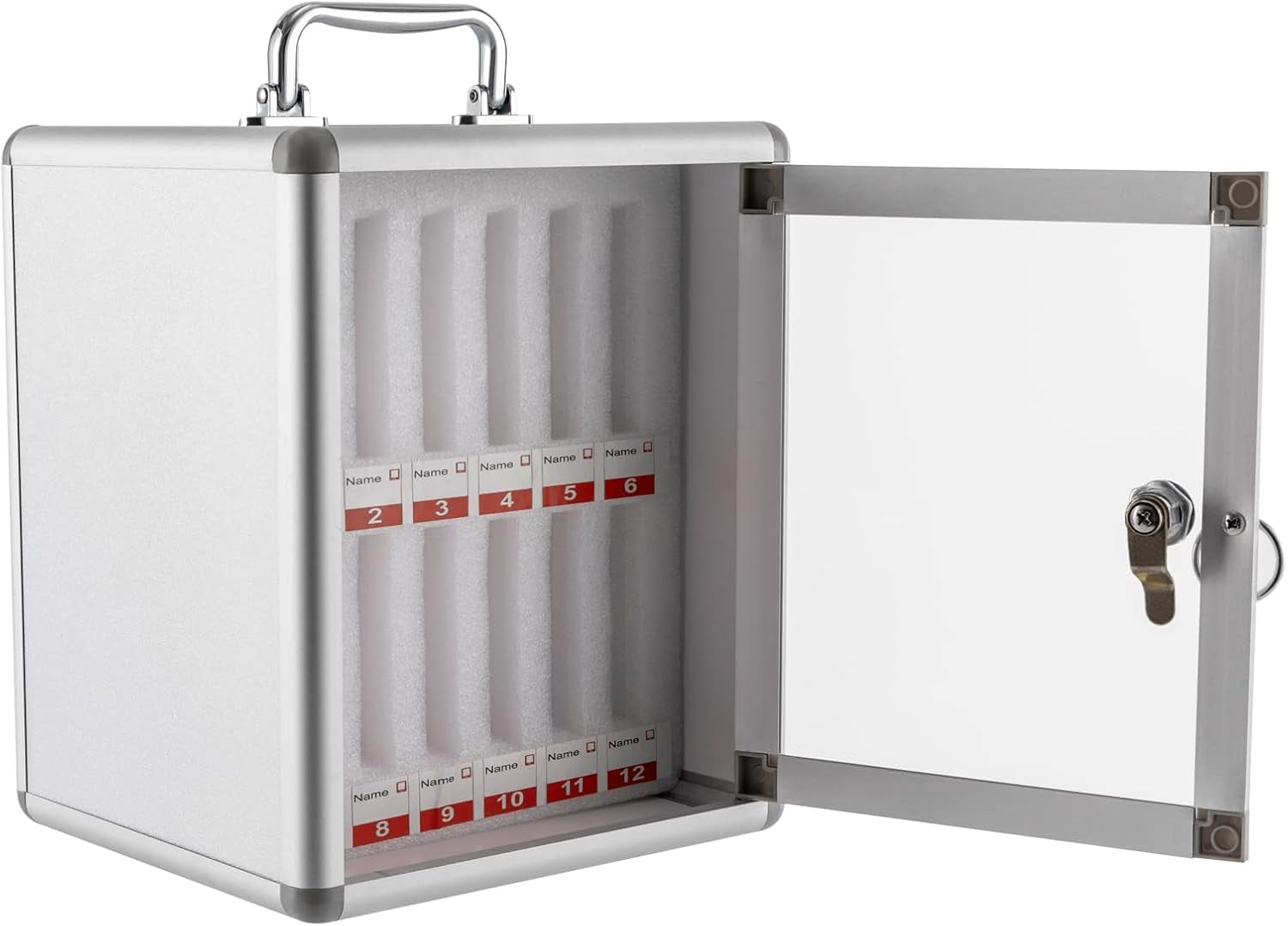 Aluminum Alloy Lock Box - Cell Phone Storage Cabinet with Safety Lock ...