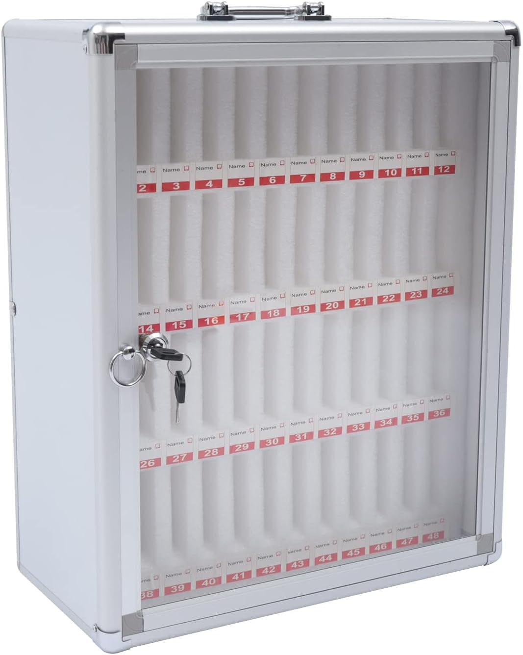 Aluminum Alloy Lock Box - Cell Phone Storage Cabinet with Safety Lock ...