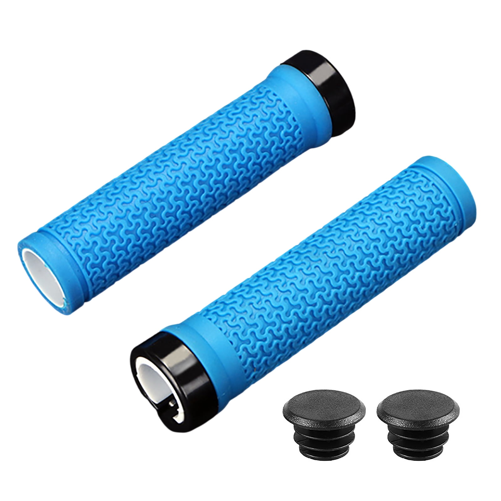 Aluminum Alloy Locks-on Mountain Bike Grips Foldable Bicycles Grips ...