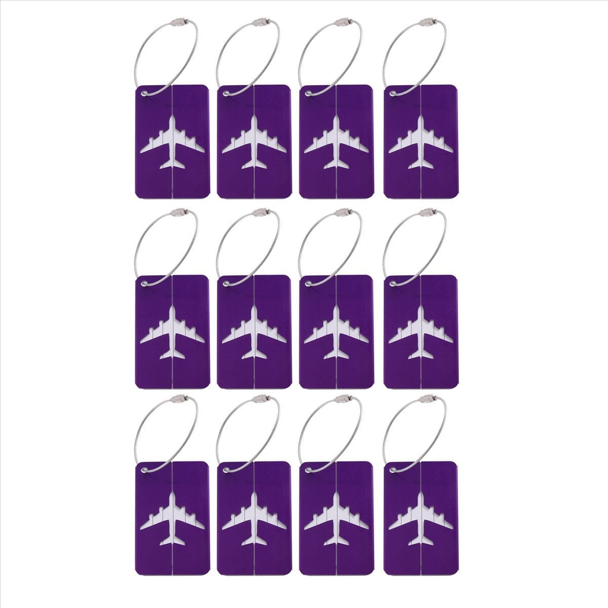Aluminum Alloy Luggage Tag Metal Hollow Luggage Tag Tags Colorful ...