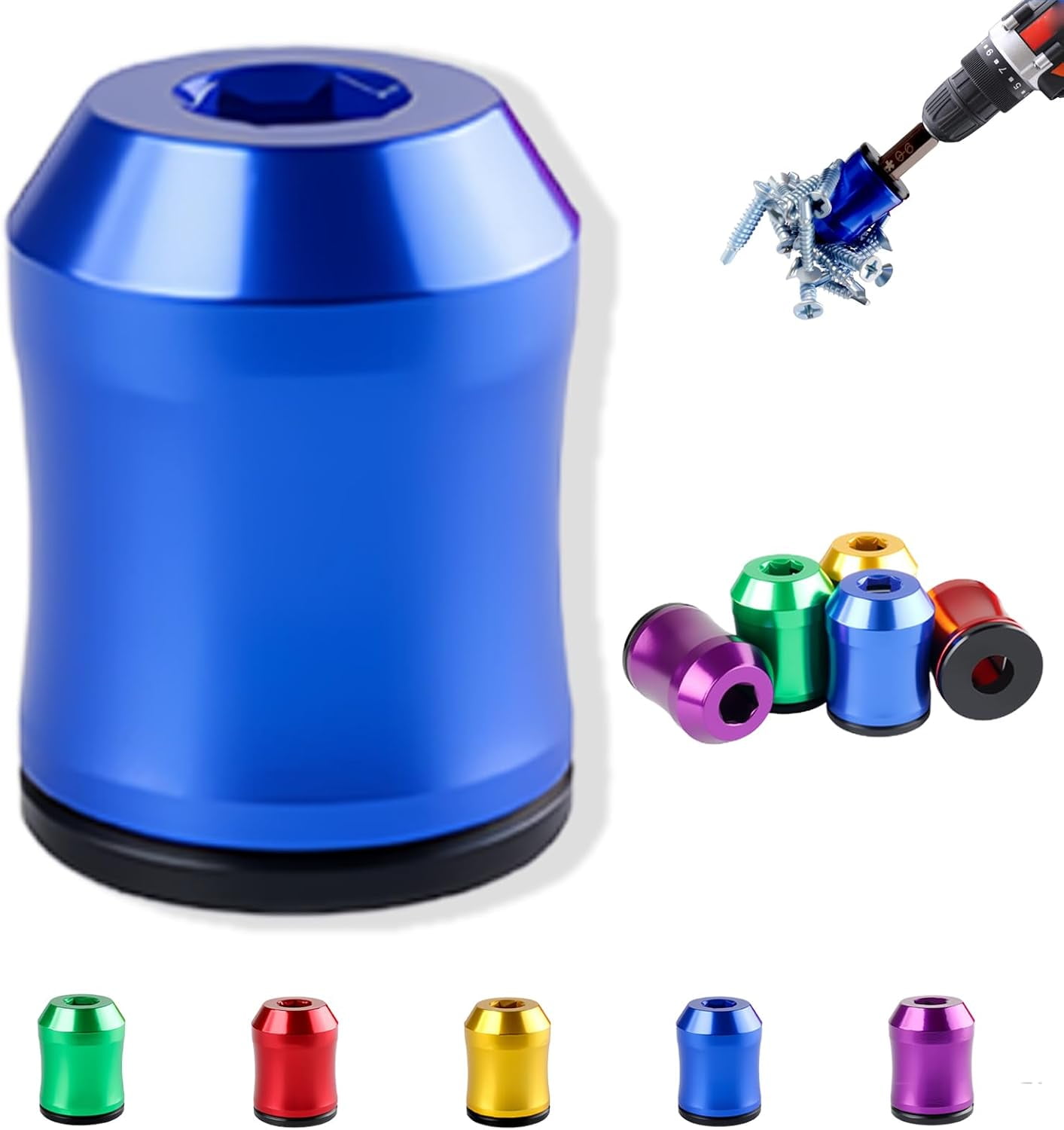 Aluminum Alloy Magnetic Screw Holder for Drill, Strong Magnetic Screw ...