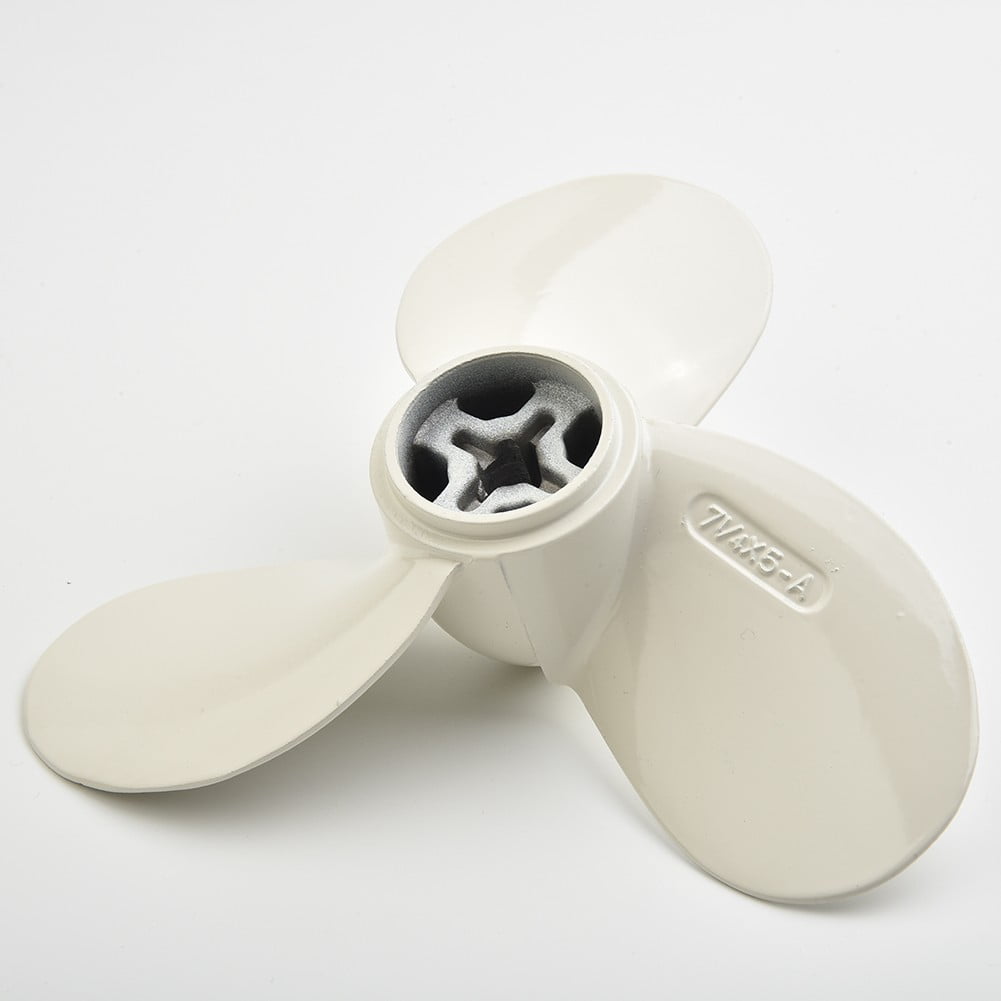 Aluminum Alloy Marine Boat Motor Propeller 7 1/4X5-A for 2 Horsepower ...