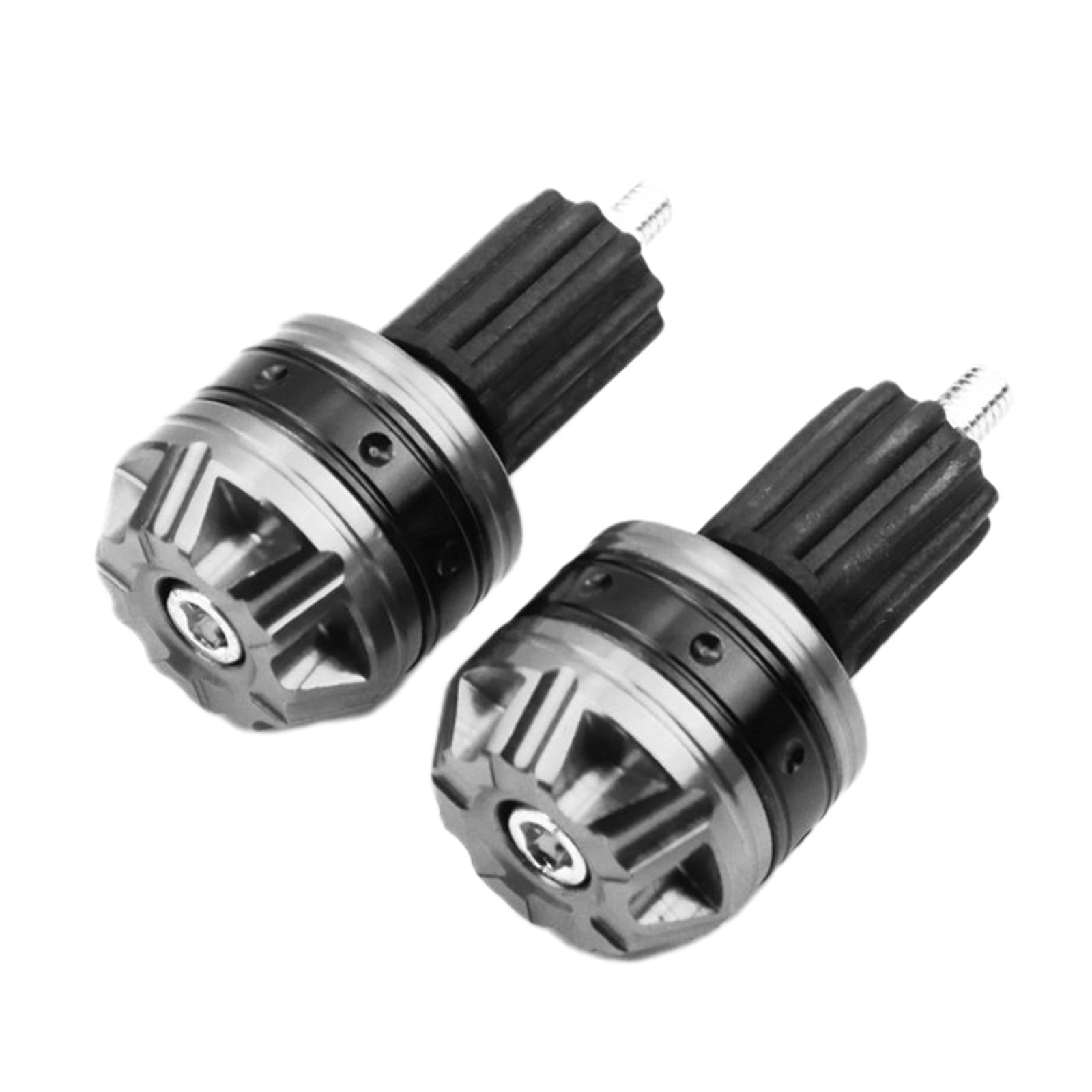 Aluminum Alloy Motorcycle Handle Plug Vehicle Modification Part Gray ...