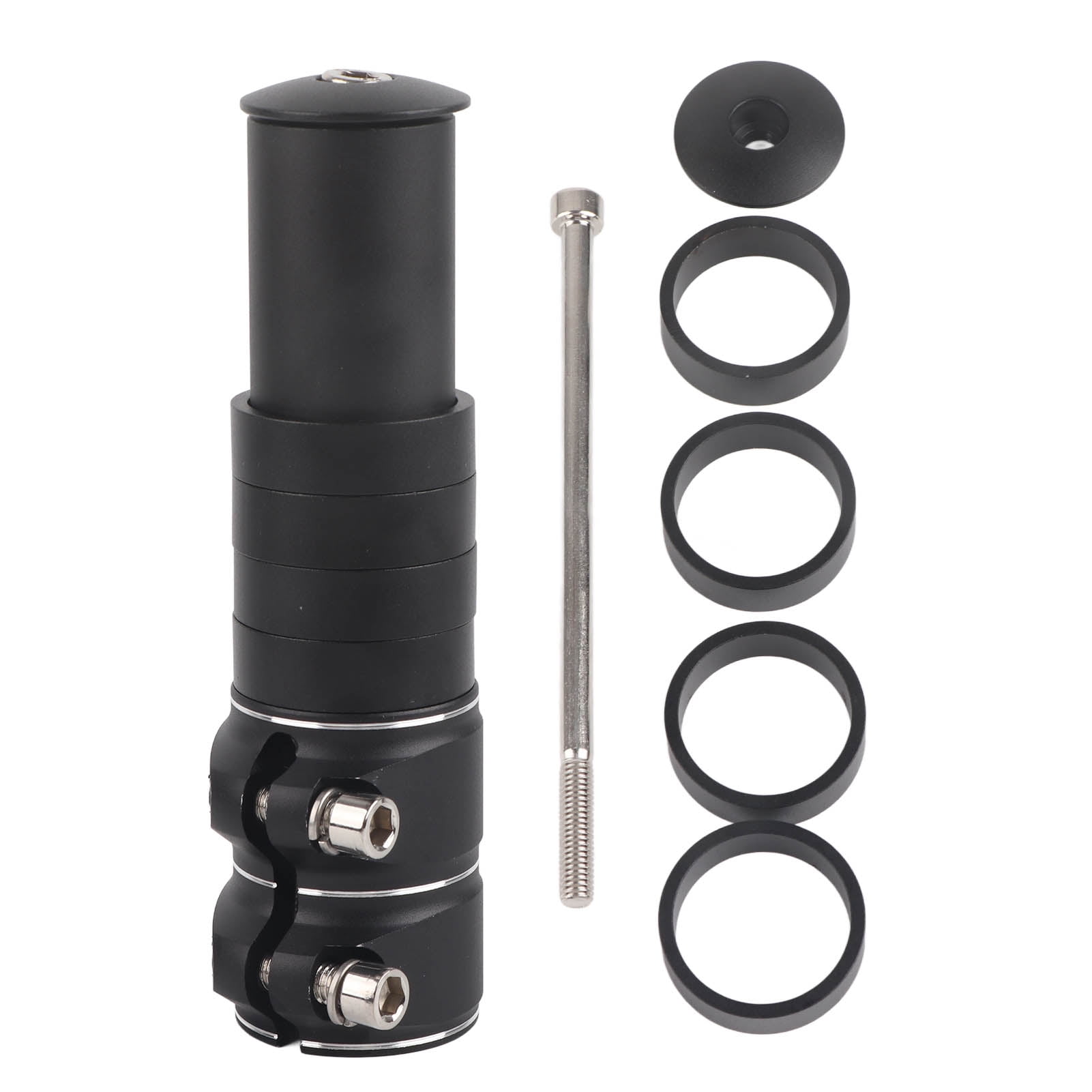 Aluminum Alloy Mountain Bike Stem Riser - Adjustable Handlebar Extender ...