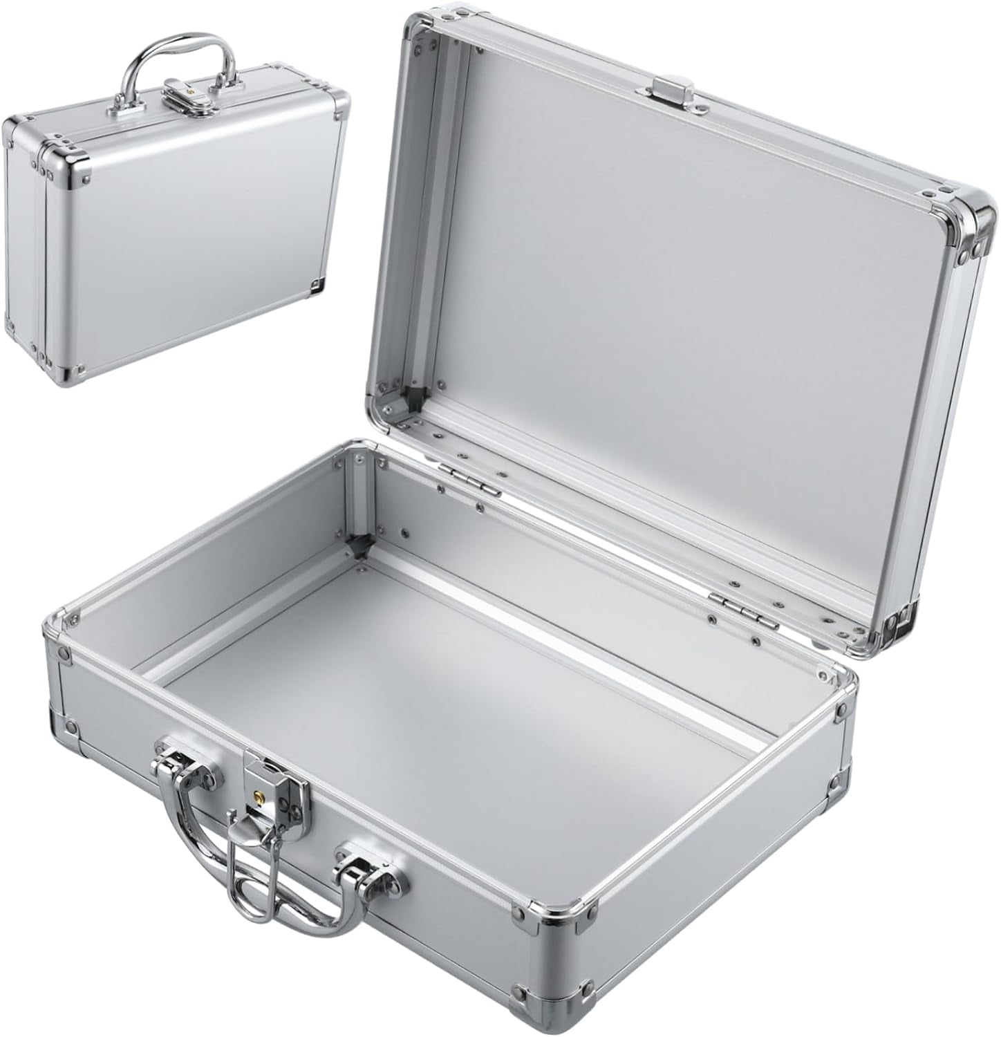 Aluminum Alloy Multi-Functional Briefcase Waterproof Tool Storage Case ...