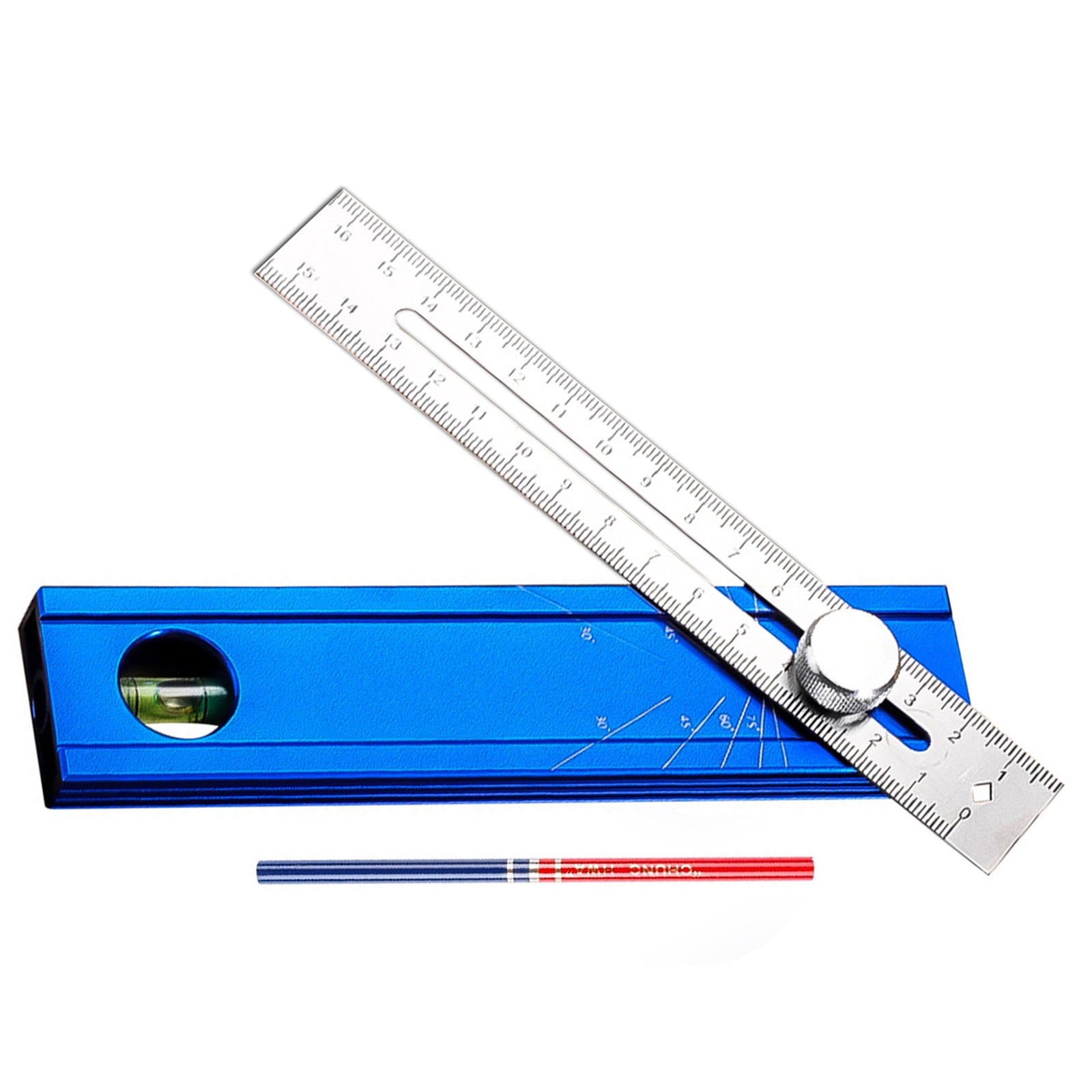 Aluminum Alloy Multiple Angled Positioning Ruler Featuring Rotating ...