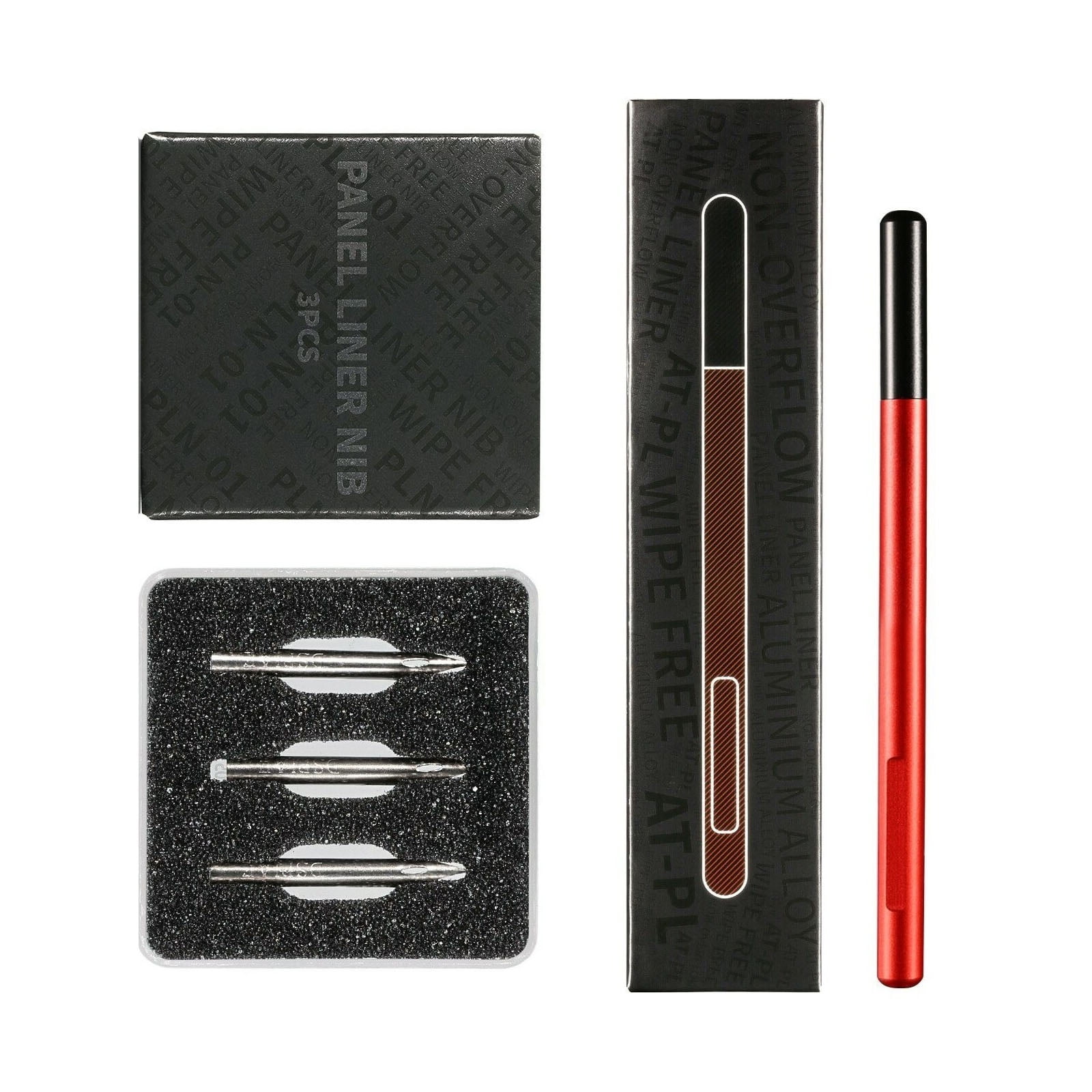 Aluminum Alloy Panel Line Accent Pen with 3 Nib Assembly Model Tools ...