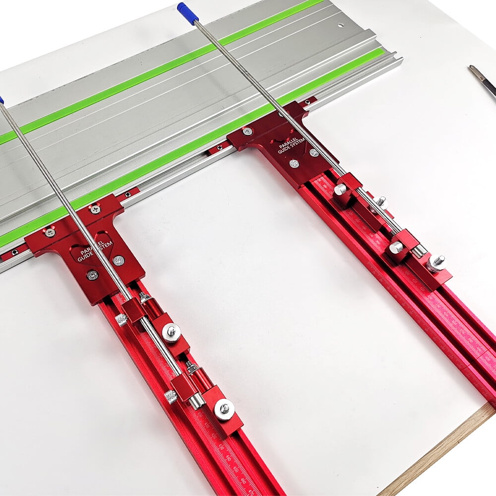 Aluminum Alloy Parallel Guide System for Repeatable Cuts for Track Saw ...