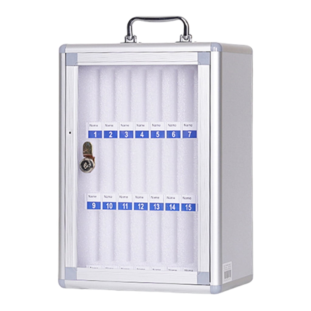 Aluminum Alloy Phone Organiser Wall Mounted Lockable Cabinet With ...