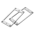 Aluminum Alloy Pickup Mounting Ring Set 2Pcs Flat Top Bridge Neck ...