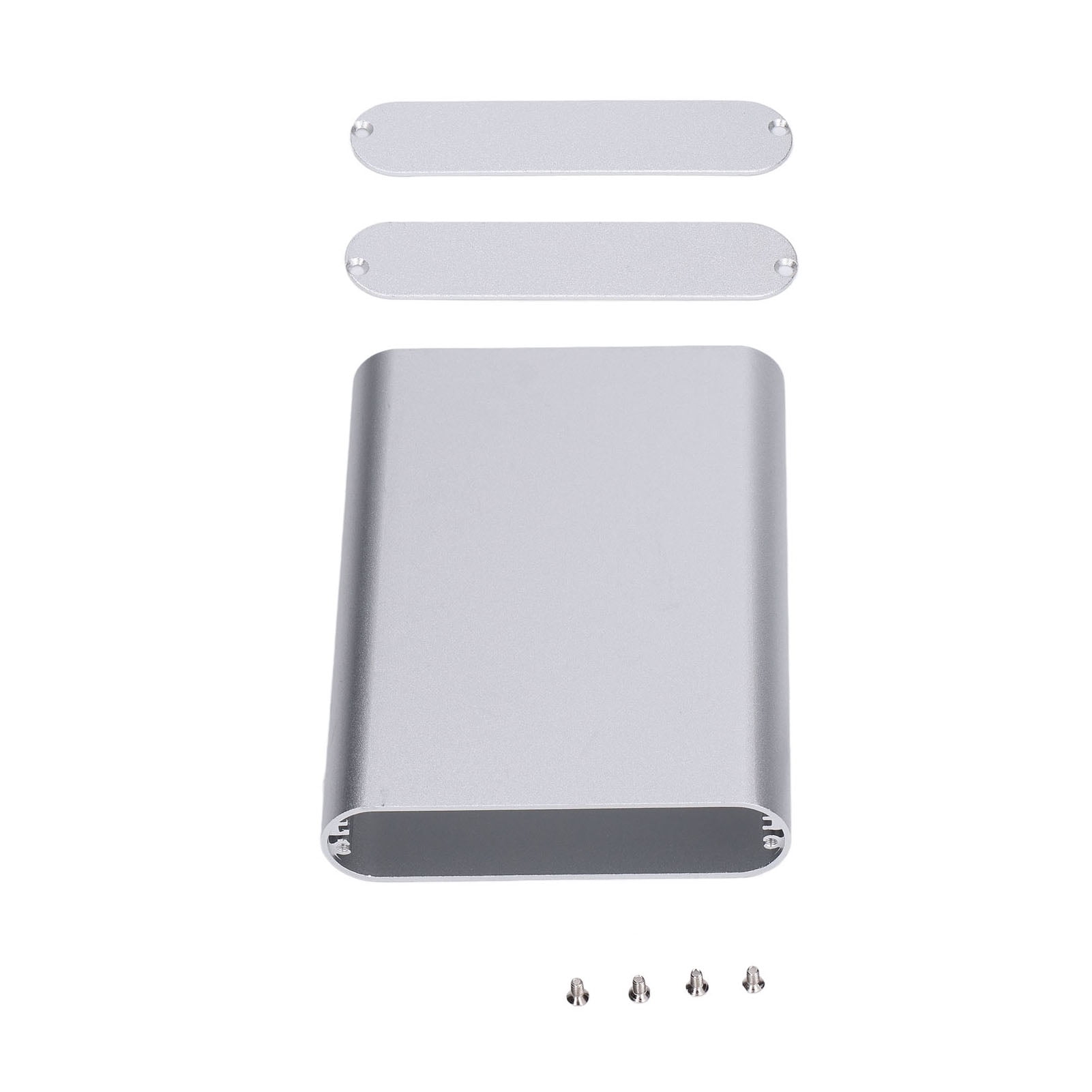 Aluminum Alloy Project Box Matte Silver Sandblasting Oxidation for ...