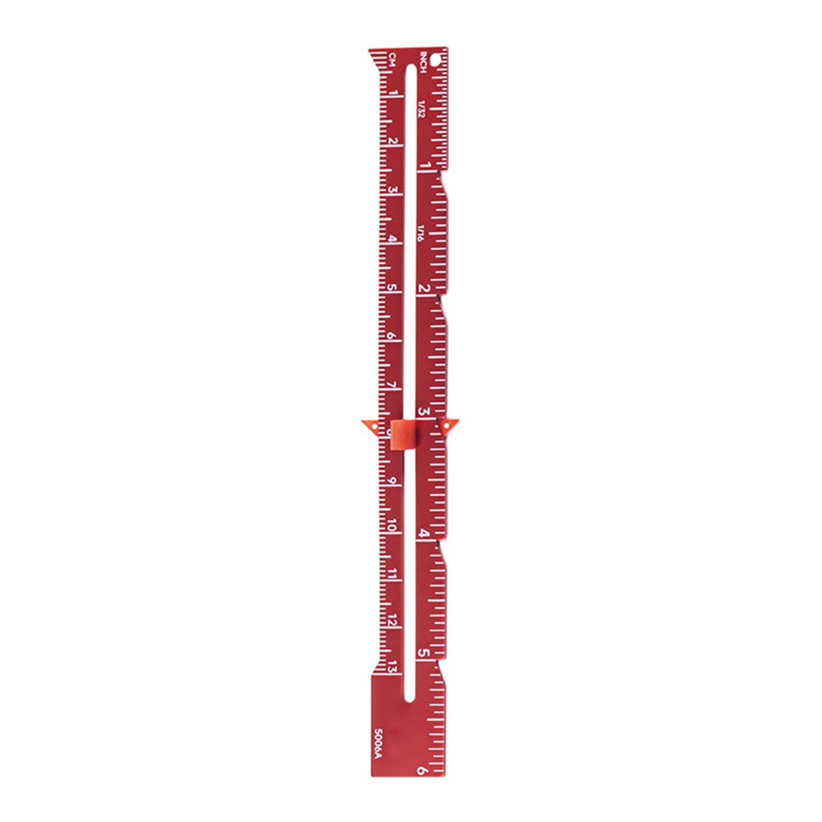 Aluminum Alloy Quilting Ruler 6Inch Metal Sliding Sewing Gauge ...