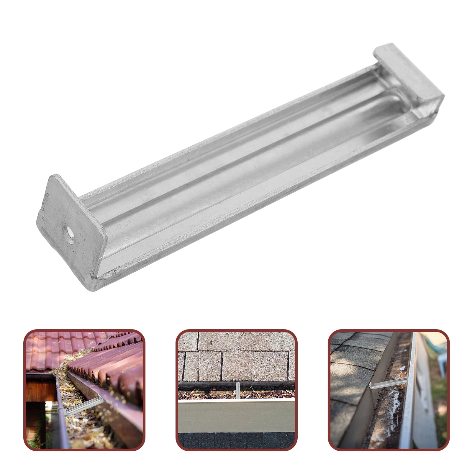 Aluminum Alloy Rain Gutter Hanger Rain Gutter Support Metal Gutter Roof ...