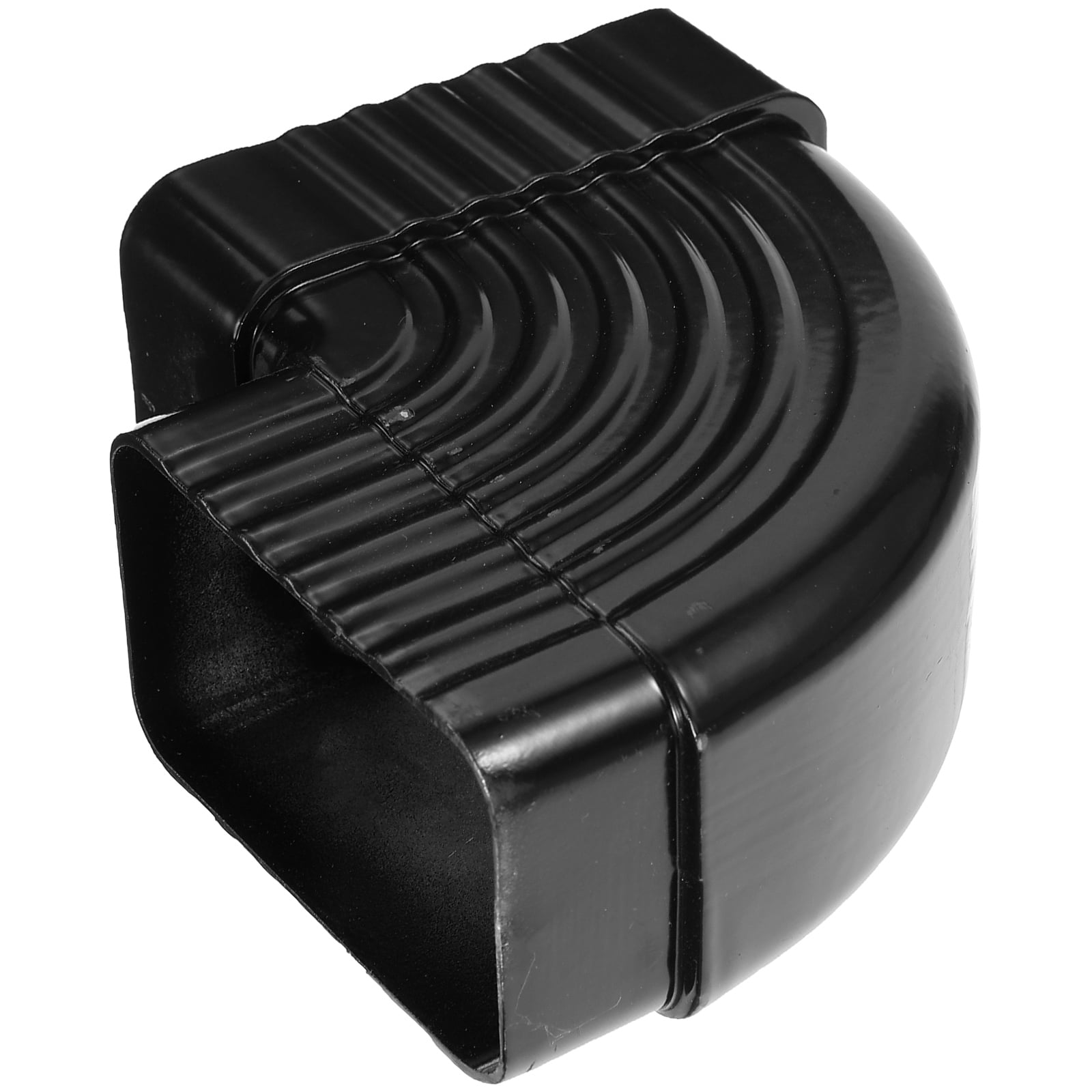Raindrops Black Aluminum Alloy Right Angle Downspout Elbow Fitting for ...