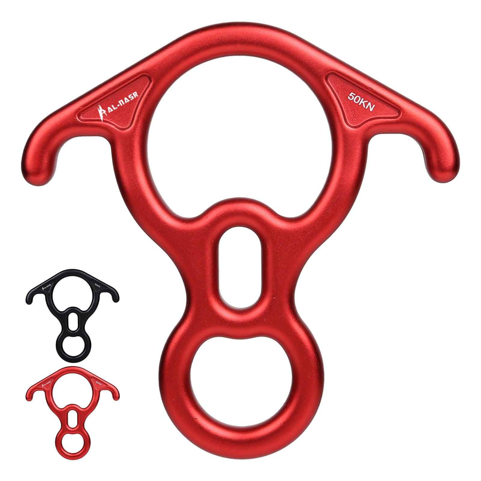 Aluminum Alloy Rappel Device, 50KN Load Capacity, Bent-Ear Design, High ...