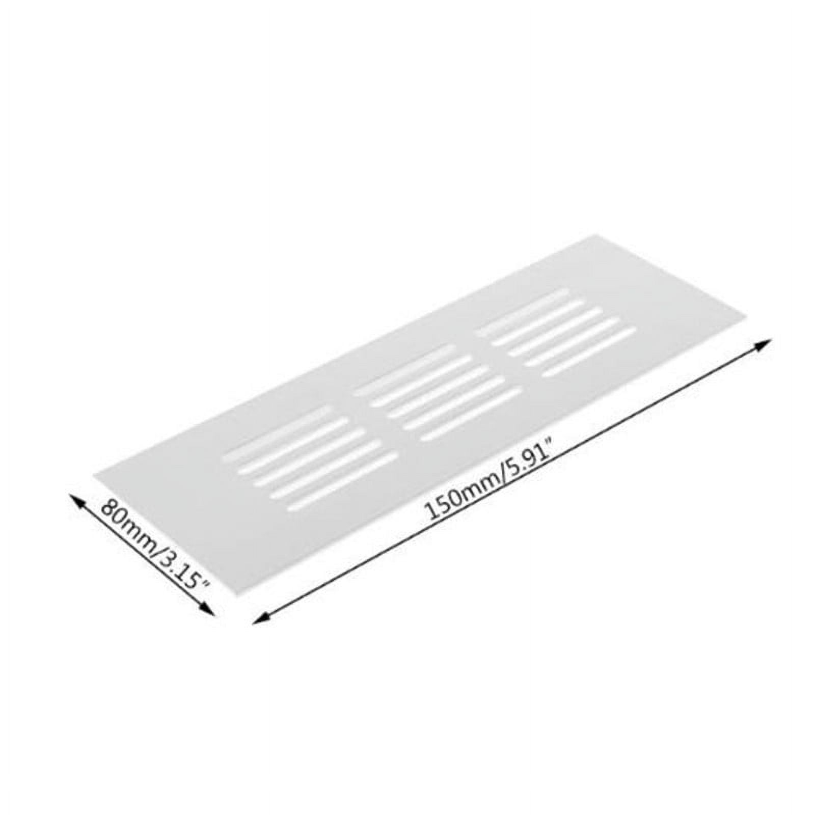 Aluminum Alloy Rectangular Air Vent Grille Ventilation Cover Closet ...