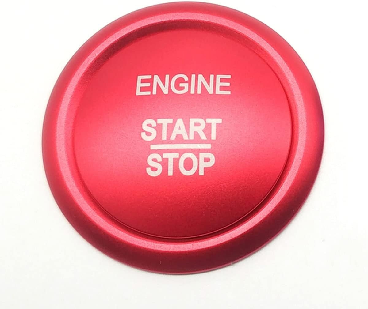 Aluminum Alloy Red Car Engine Start Stop Button Ring Push to Start ...