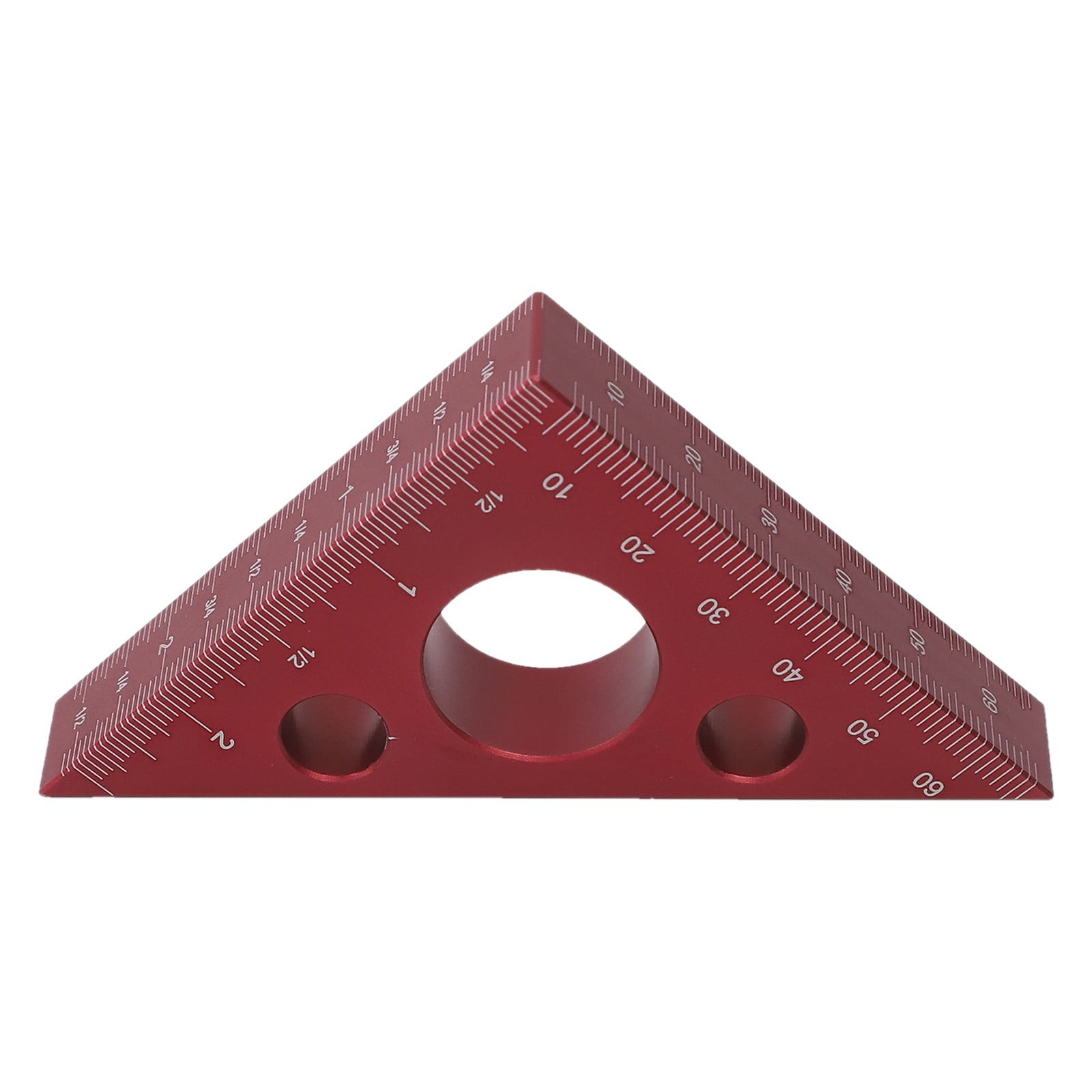 Aluminum Alloy Right Angle Ruler Metric and Inch Scale for Woodworking ...