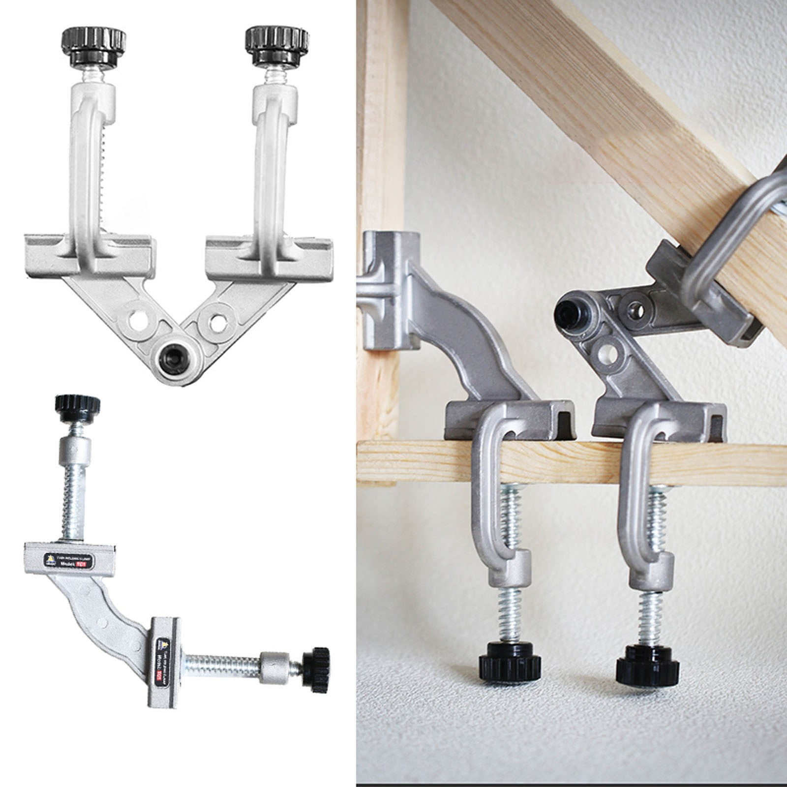 Aluminum Alloy Right Angle Tube Clamp For Welding, Woodworking, and ...