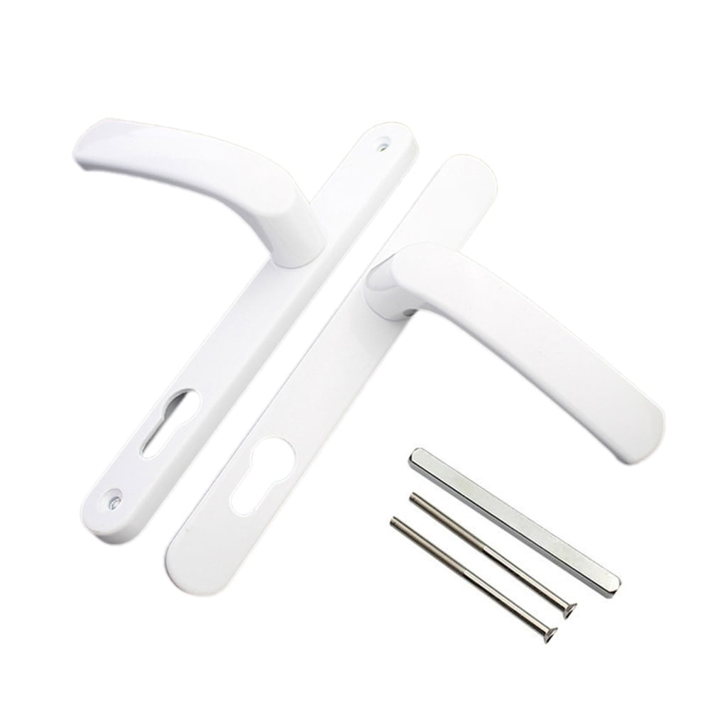 Aluminum Alloy Room Door Handle Long Plate Handle Set Door Hardware ...