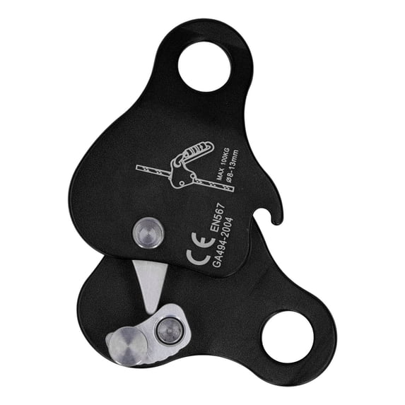 Aluminum Alloy Rope Grab, Self,Locking Clamp for Climbing, Rappelling ...