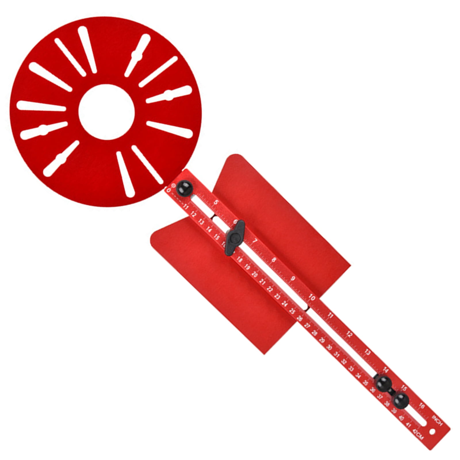 Aluminum Alloy Router Jig Adjustable Router Milling Groove Bracket ...