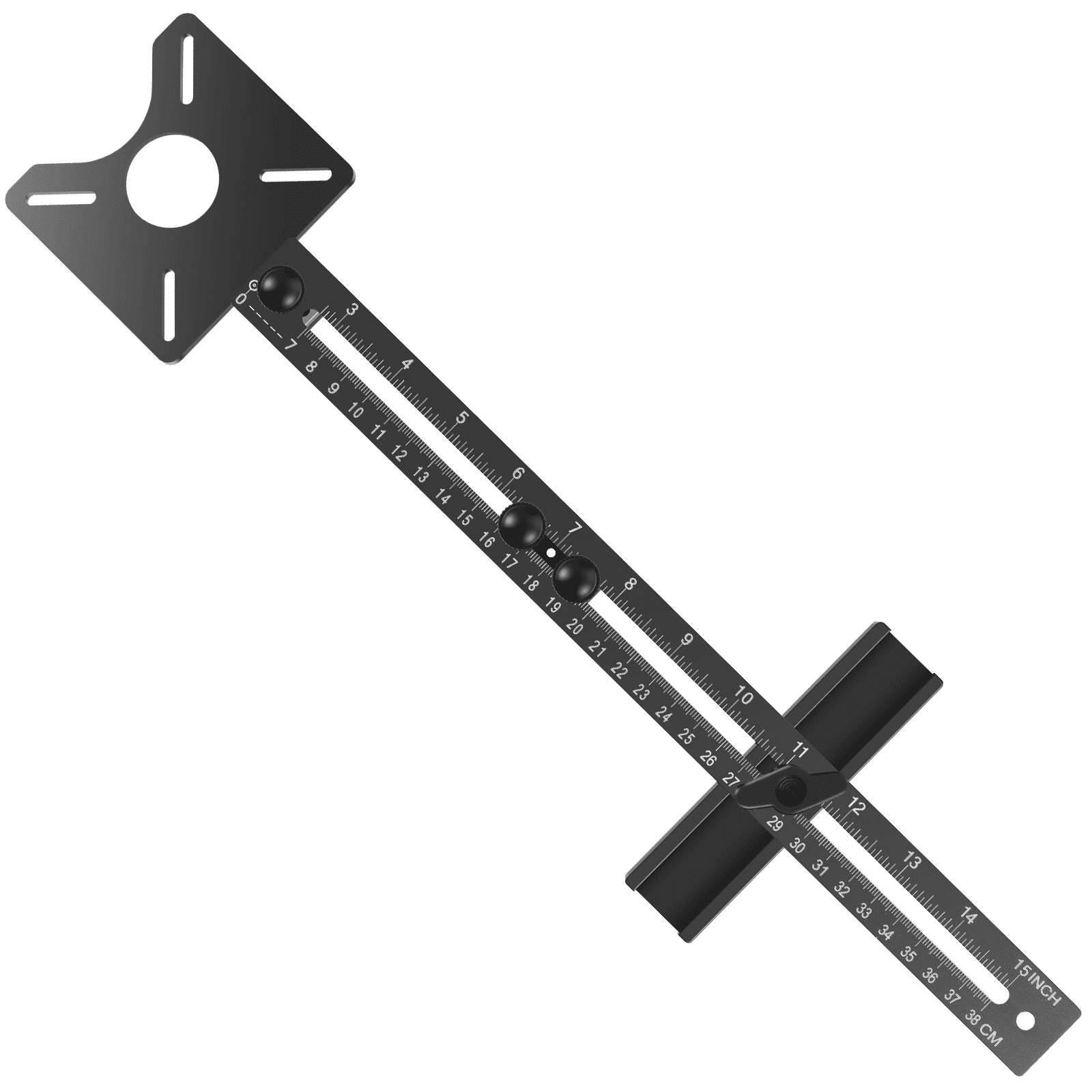 Aluminum Alloy Router Milling Groove Bracket Adjustable Woodworking ...