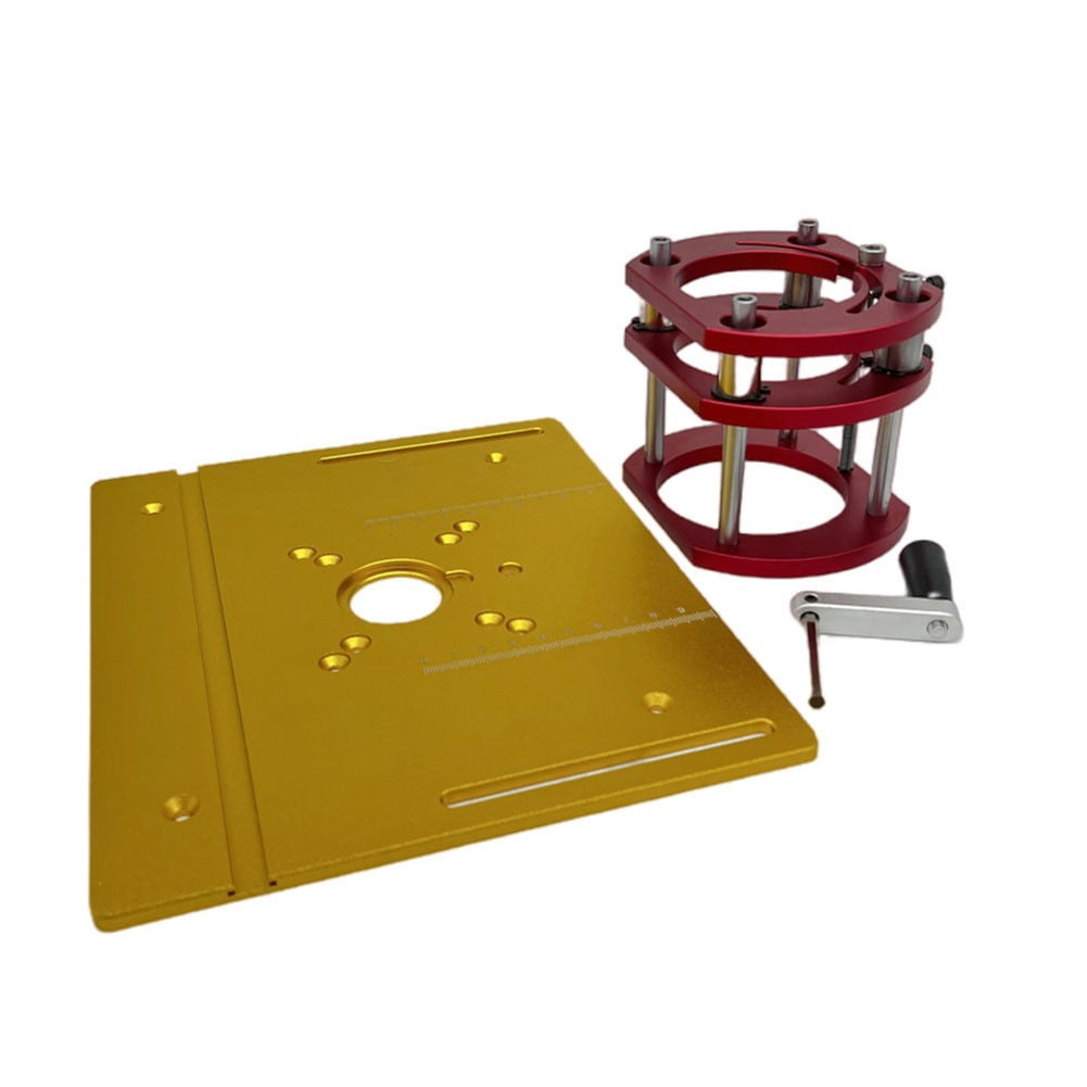 Aluminum Alloy Router Plate Router Lift Kit Engraving Machine Lifting ...