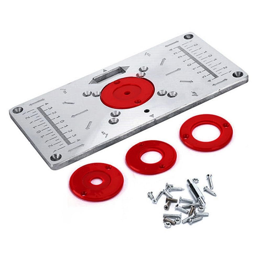 Aluminum Alloy Router Table Insert Plate for Milling and Trimming ...