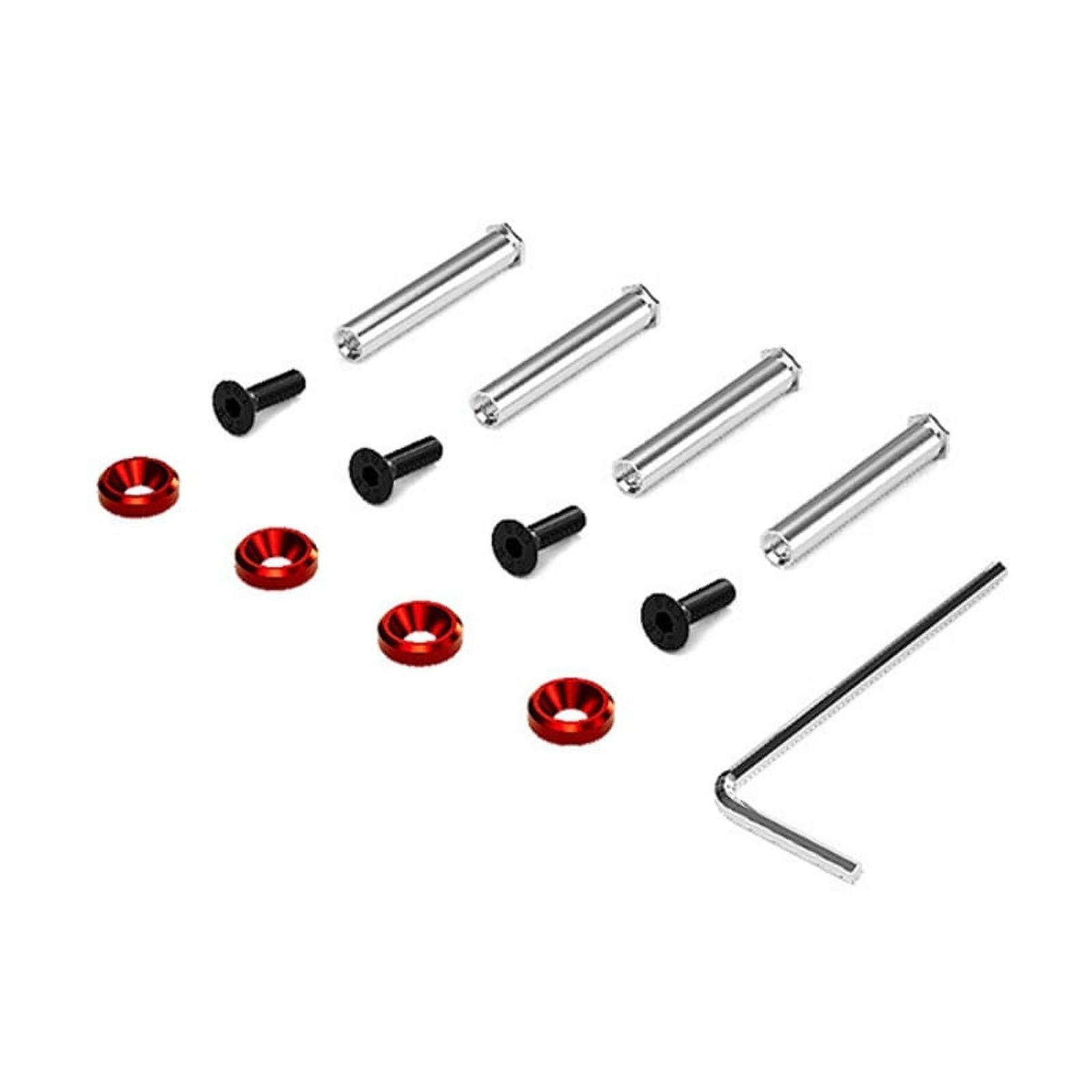 Aluminum Alloy Screws Lock Nut Red Gaskets for PC Gamer Case Cooling ...