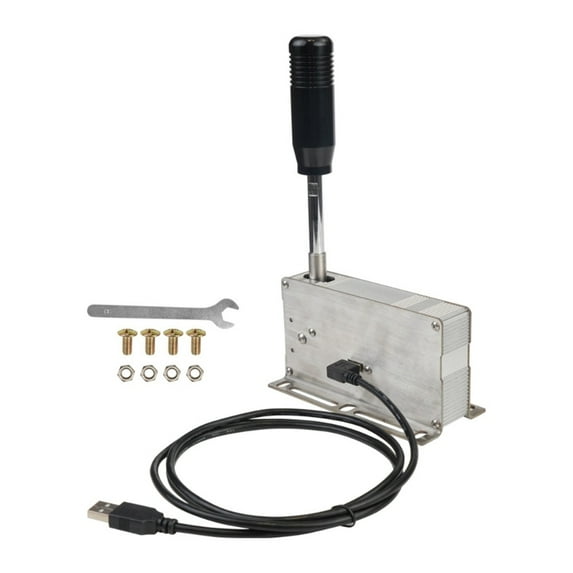 Aluminum Alloy Sequential Shifter PC Sim Racing Game Plug and Play Gear ...