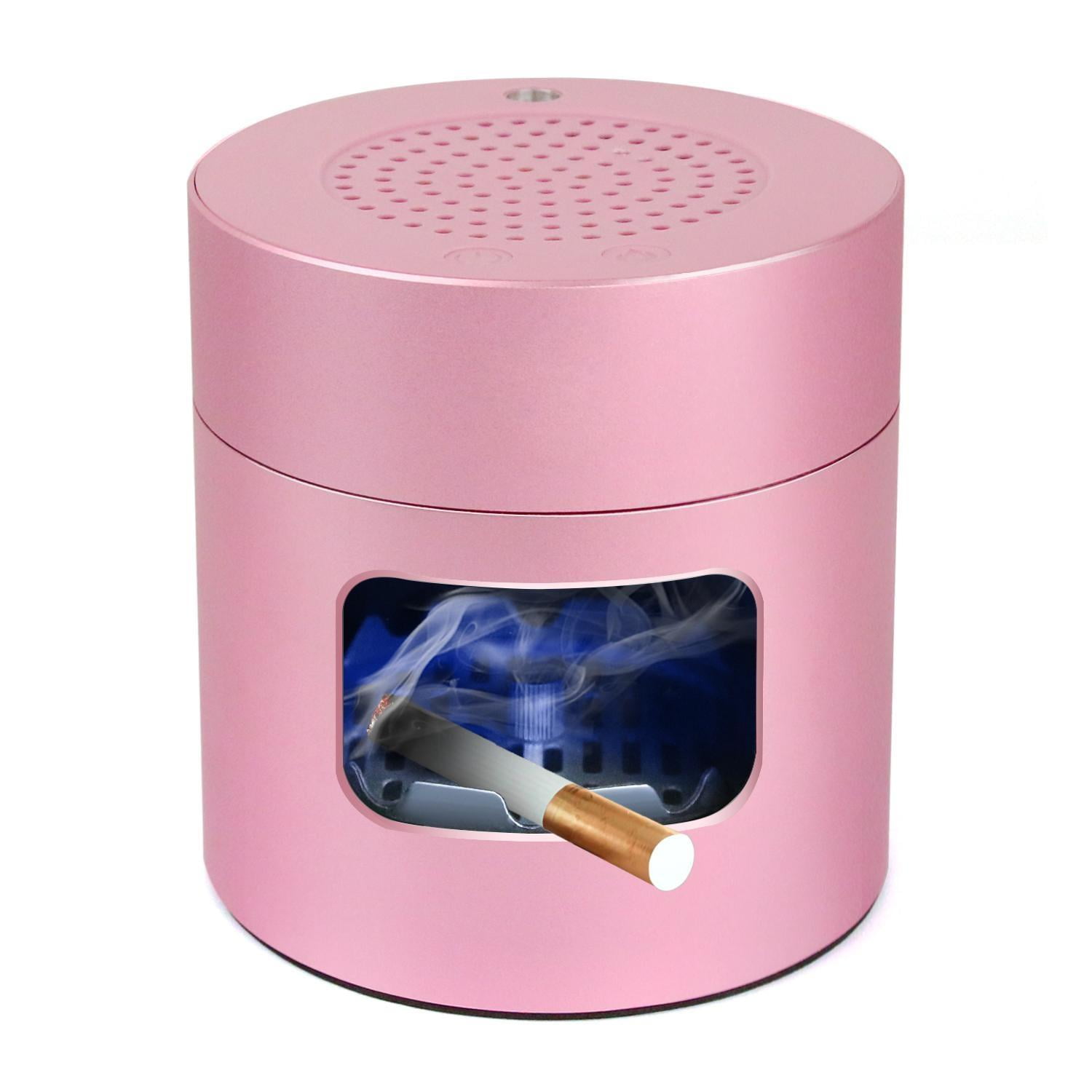 Aluminum Alloy Smokeless Ashtray purifier, 3 in 1 USB Rechargeable ...