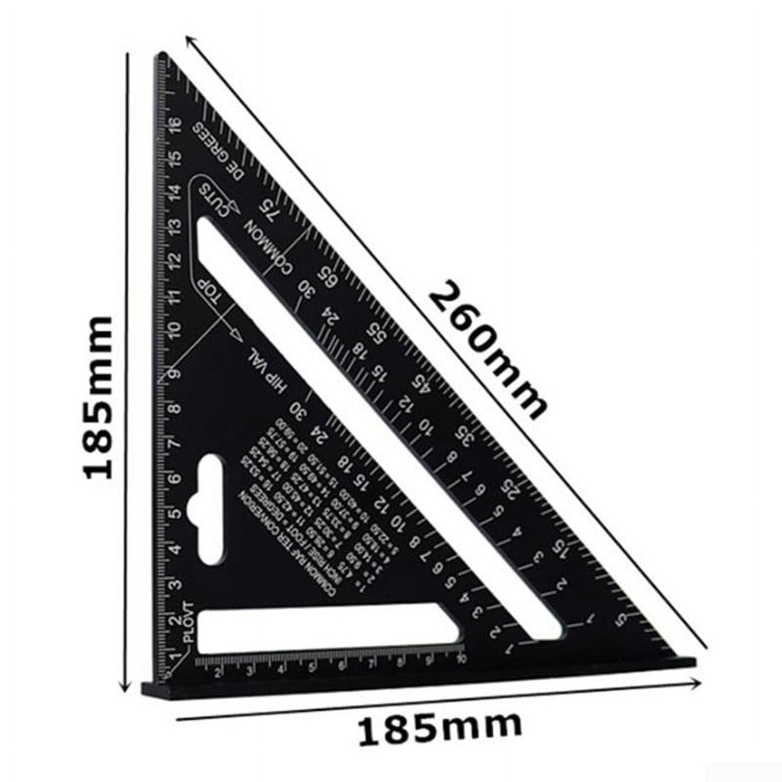 Aluminum Alloy Speed Square Protractor Miter Framing Carpenter ...