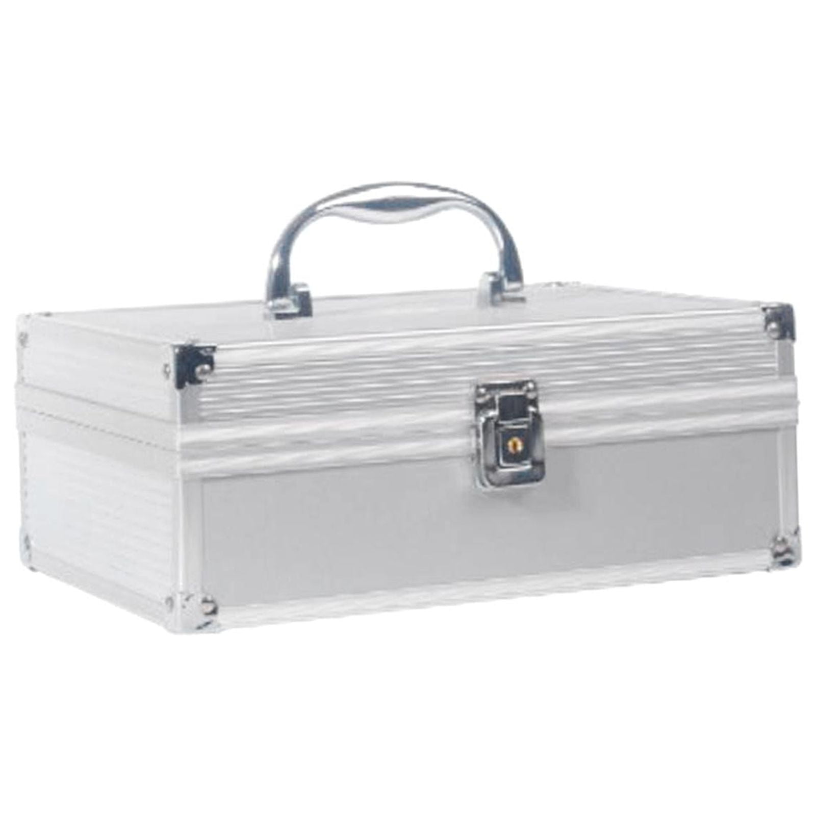 Aluminum Alloy Stamps Lock Box Container Adjustable Compartments with ...