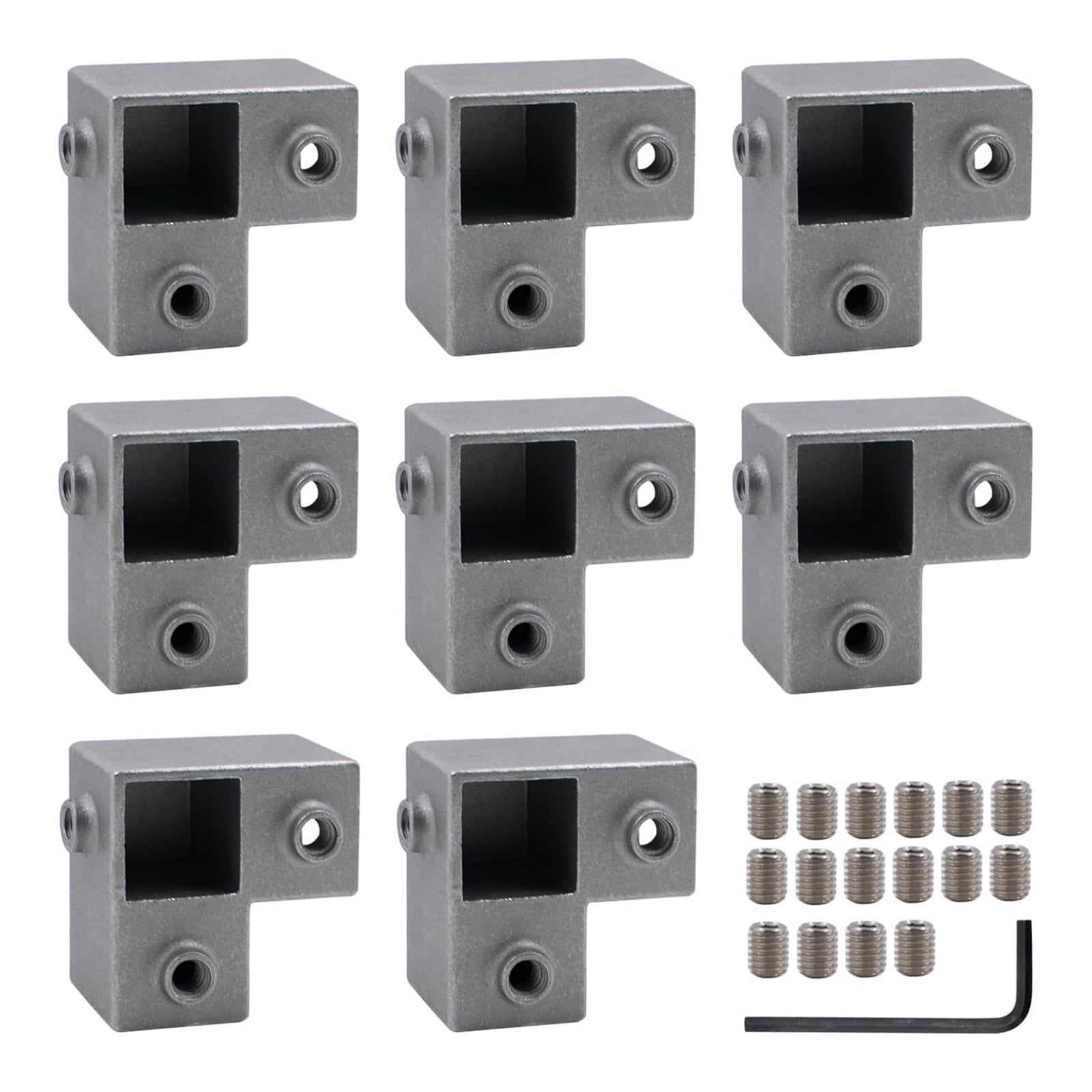 Aluminum Alloy T Joint Square Tube Connector Connection Fastener for ...