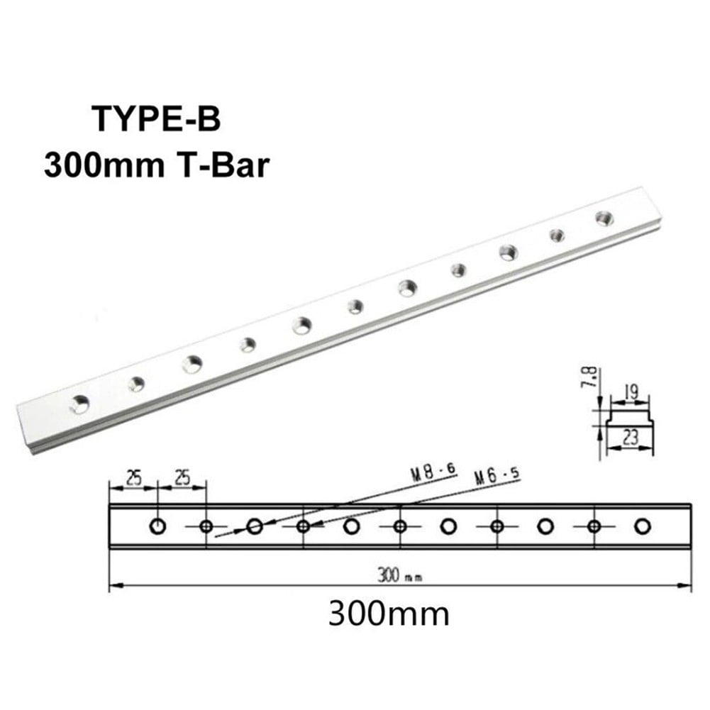 Aluminum Alloy T-Tracks Slot Miter Track Jig, Woodworking Miter Track ...