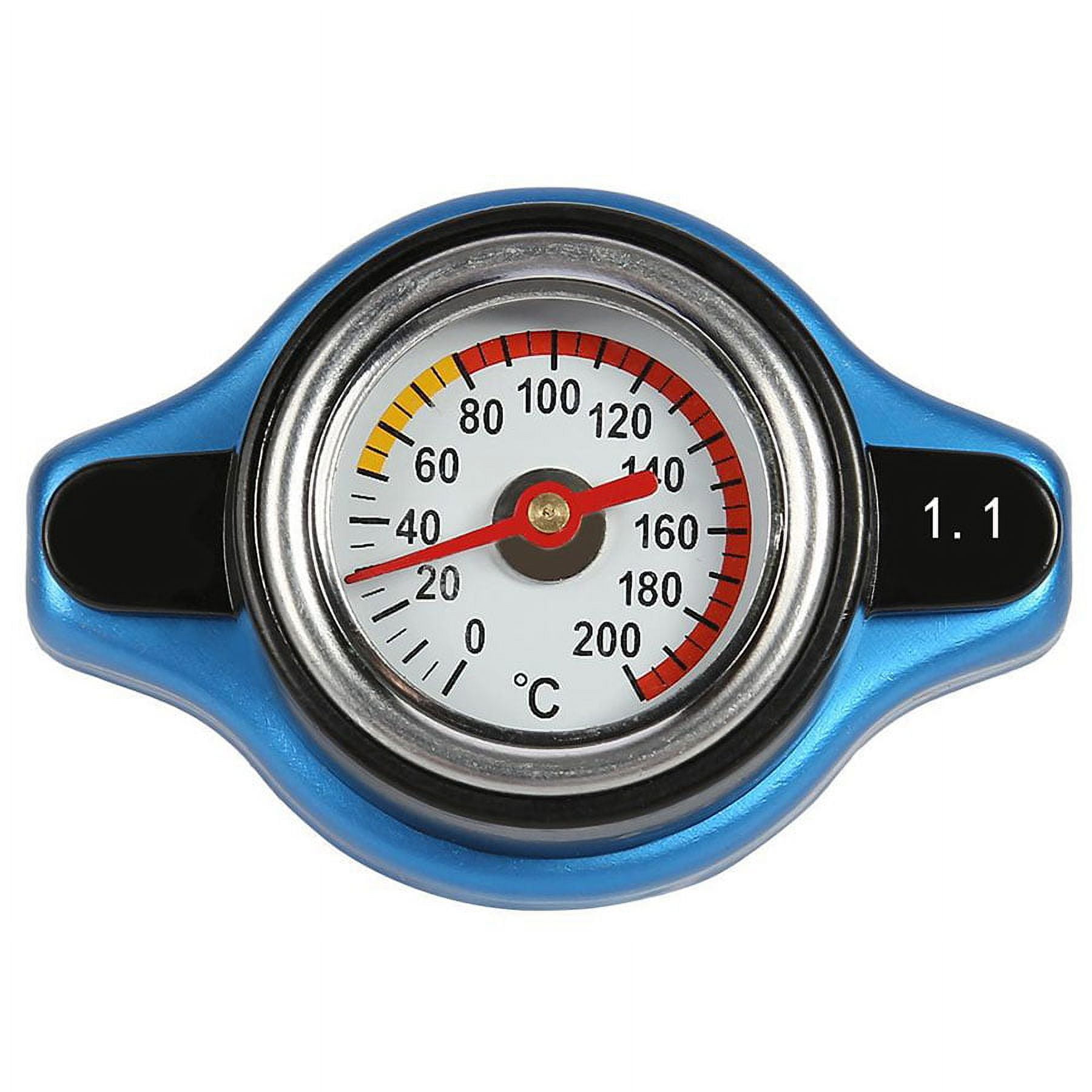 Aluminum Alloy Thermo Thermostatic Radiator Cap Cover Water Temperature ...