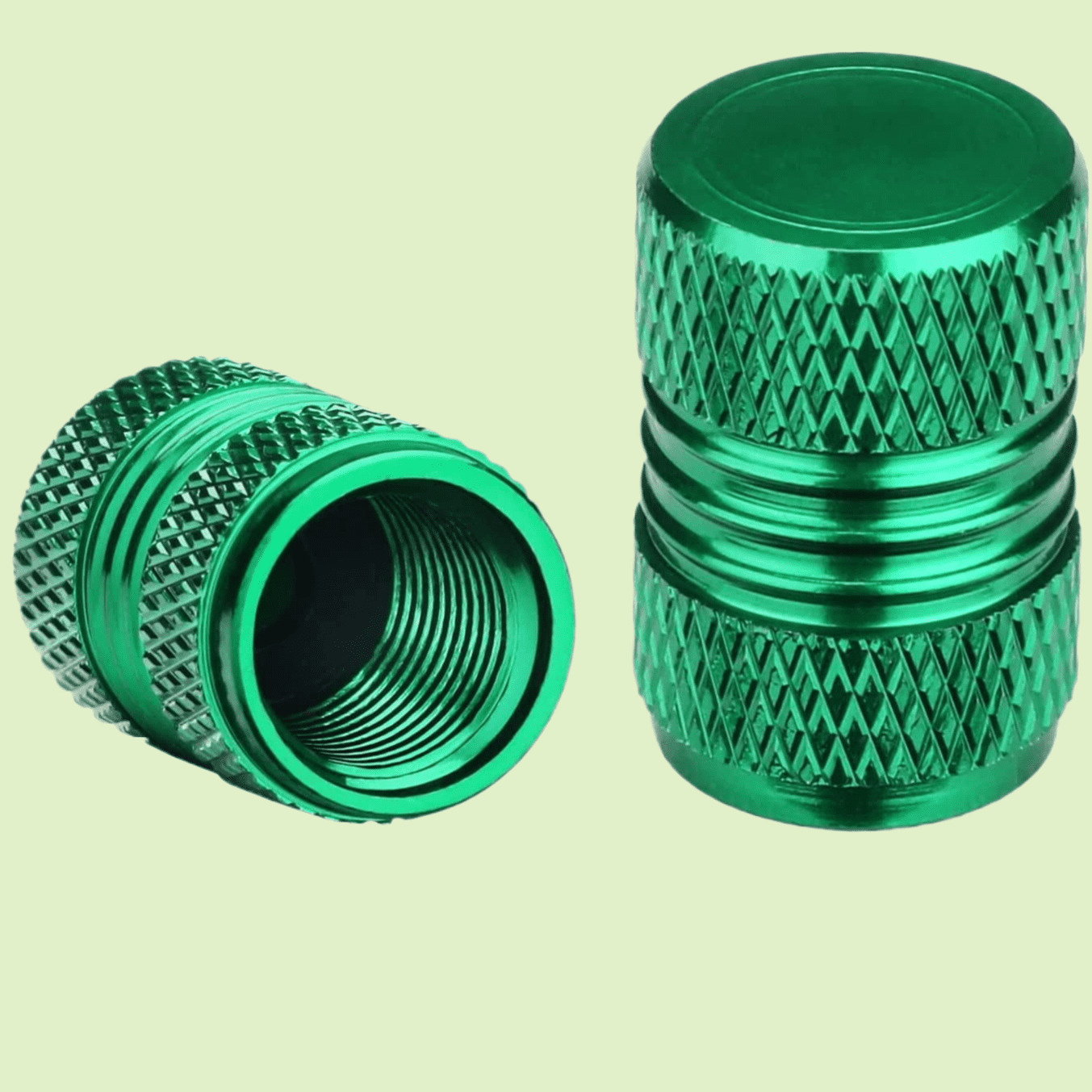 Aluminum Alloy Tire Valve Stem Caps, Leakproof, Airtight, Universal Fit ...