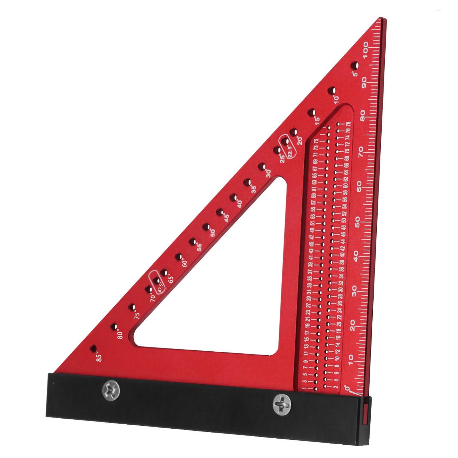 Aluminum Alloy Triangle Angle Ruler, Mensurement Tool, Square ...