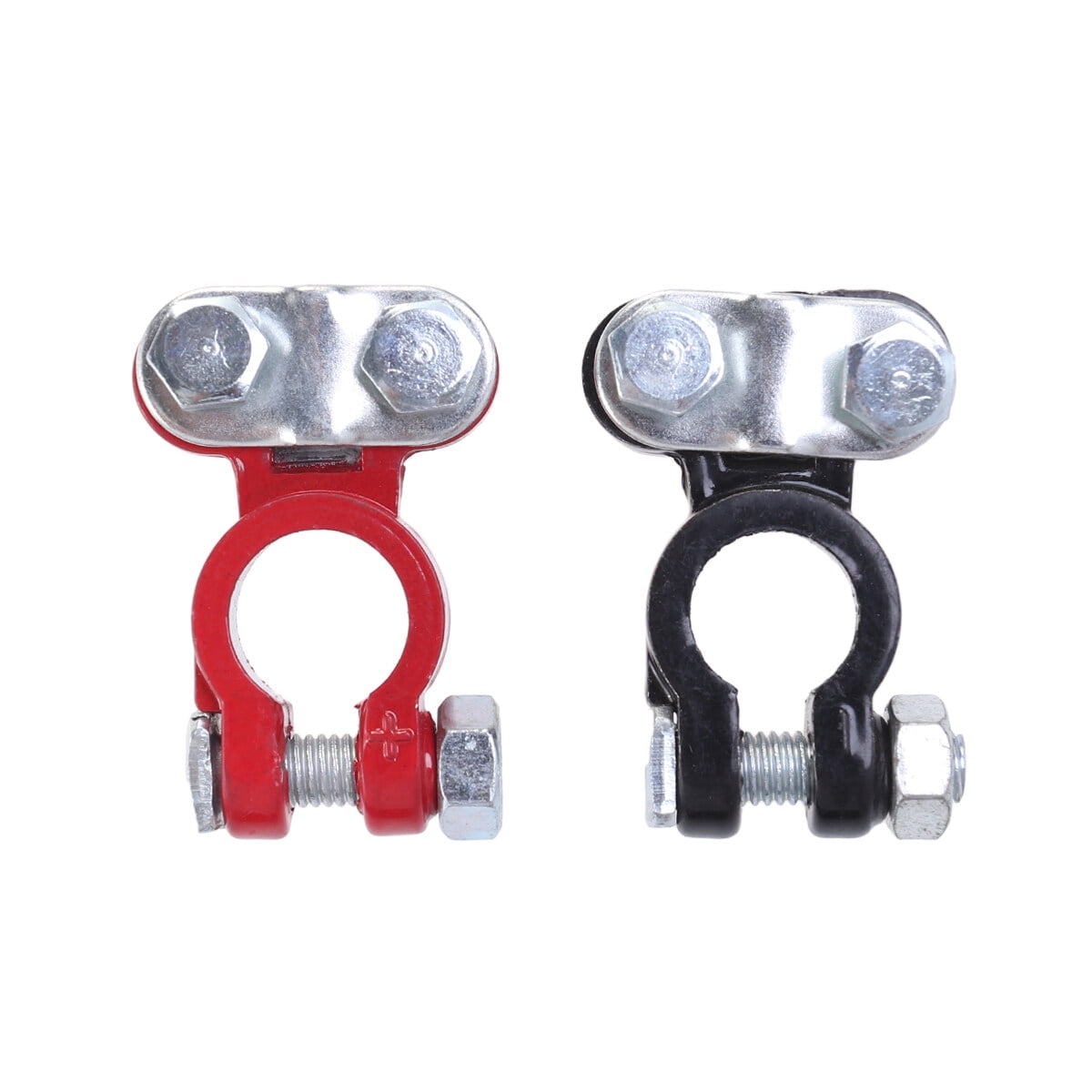 UEETEK 1 Pair of Professional Positive Negative Battery Cable Terminals ...
