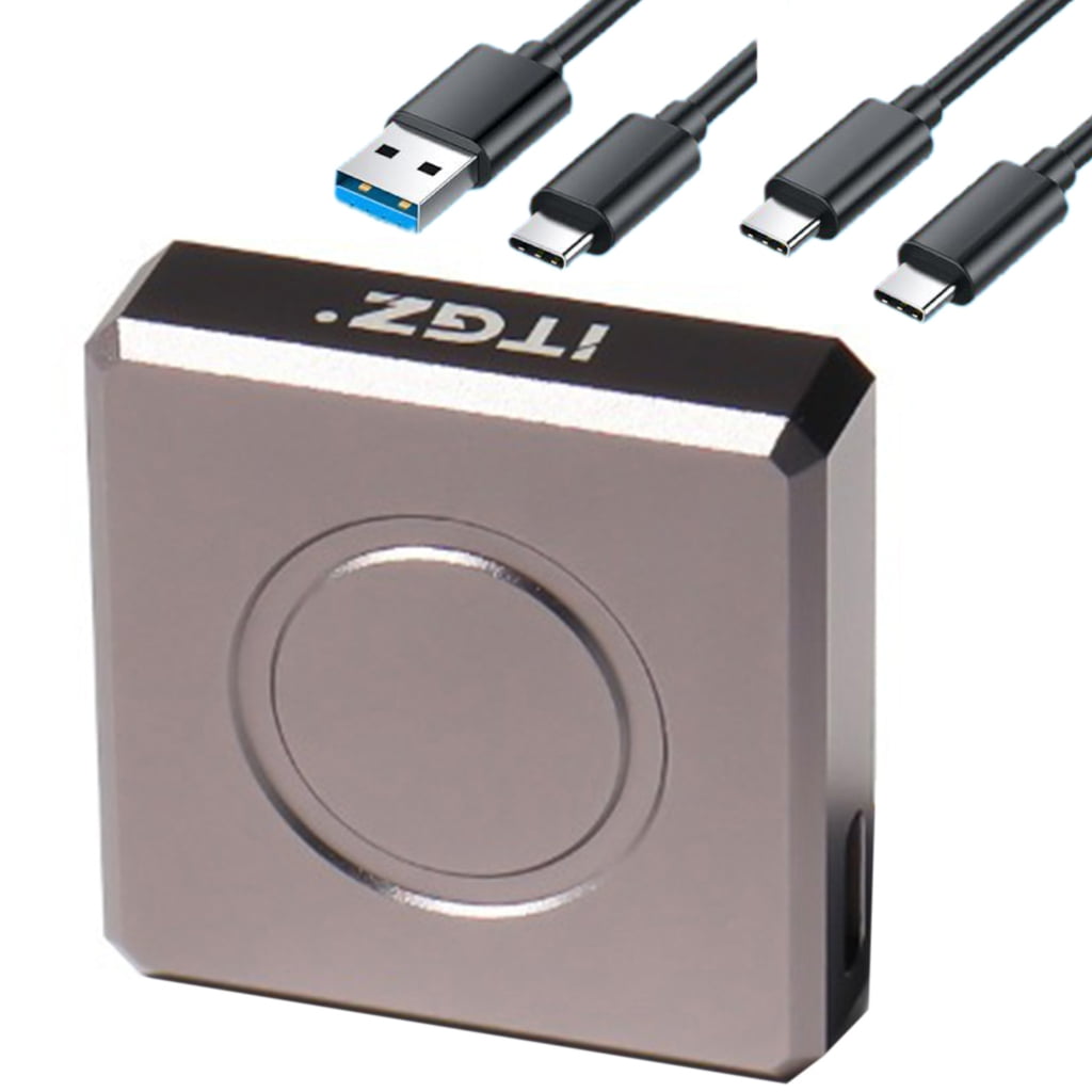 Aluminum-Alloy Type-C USB SSD Enclosure NVMe Case External Adapter Box ...