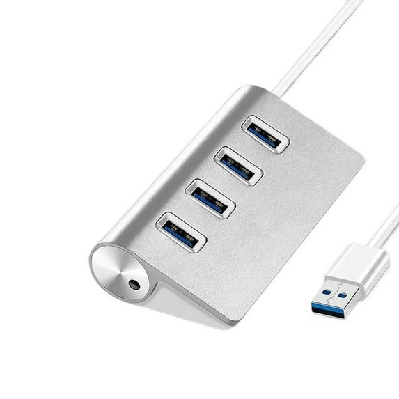 Aluminum Alloy USB 3.0 HUB 7 Ports High Speed Multi Splitter Adapter Up ...