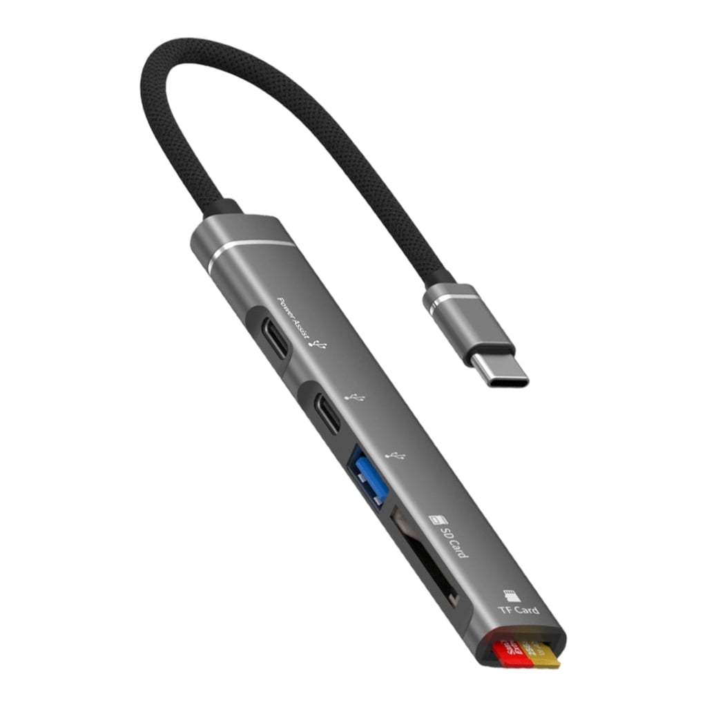 Aluminum Alloy USB C And USB A Hubs With TFSD Card Reader OTG Support ...